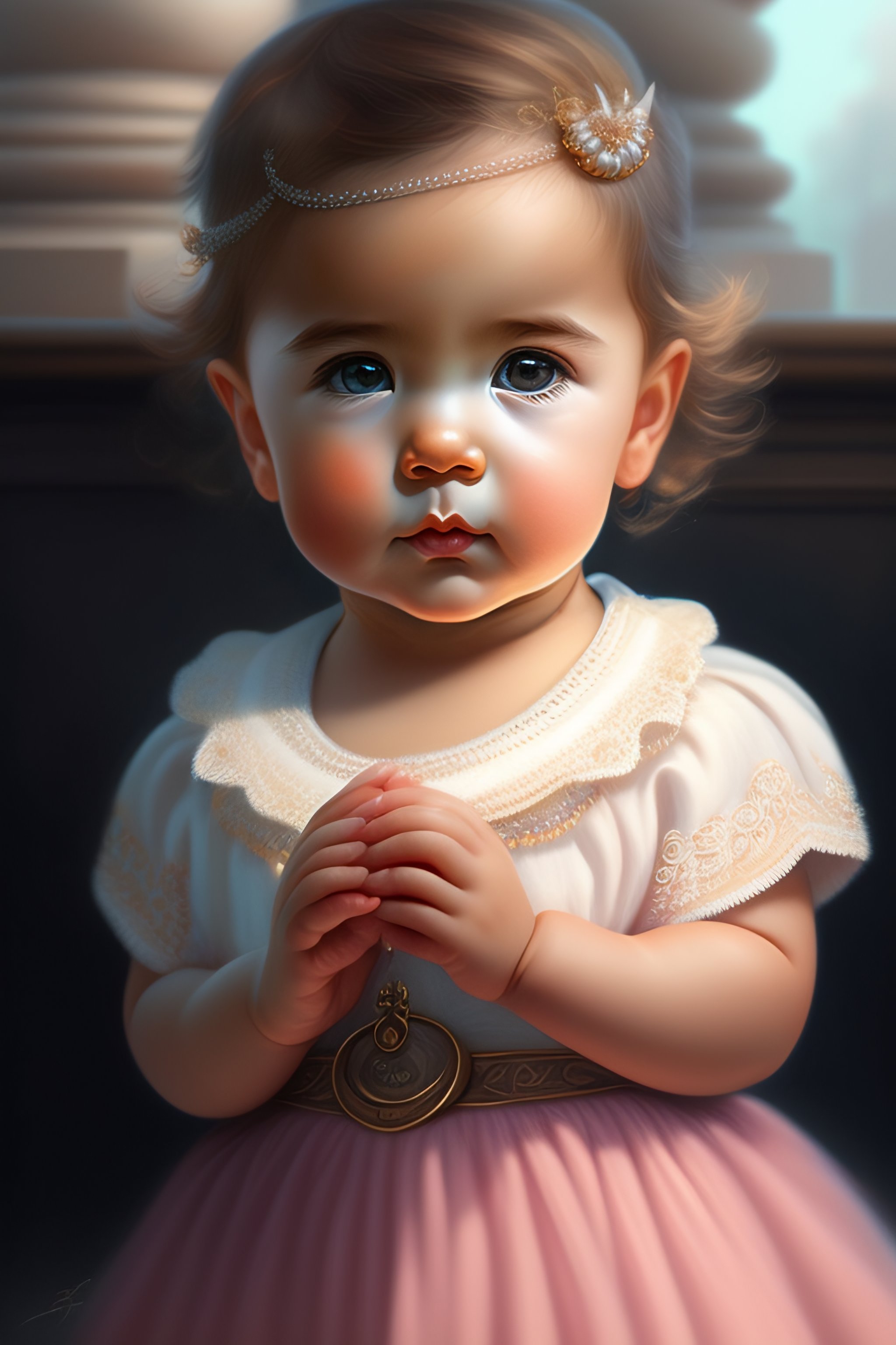 Lexica - Cute and adorable baby, surrealism ultrarealistic width : 8 3 ...
