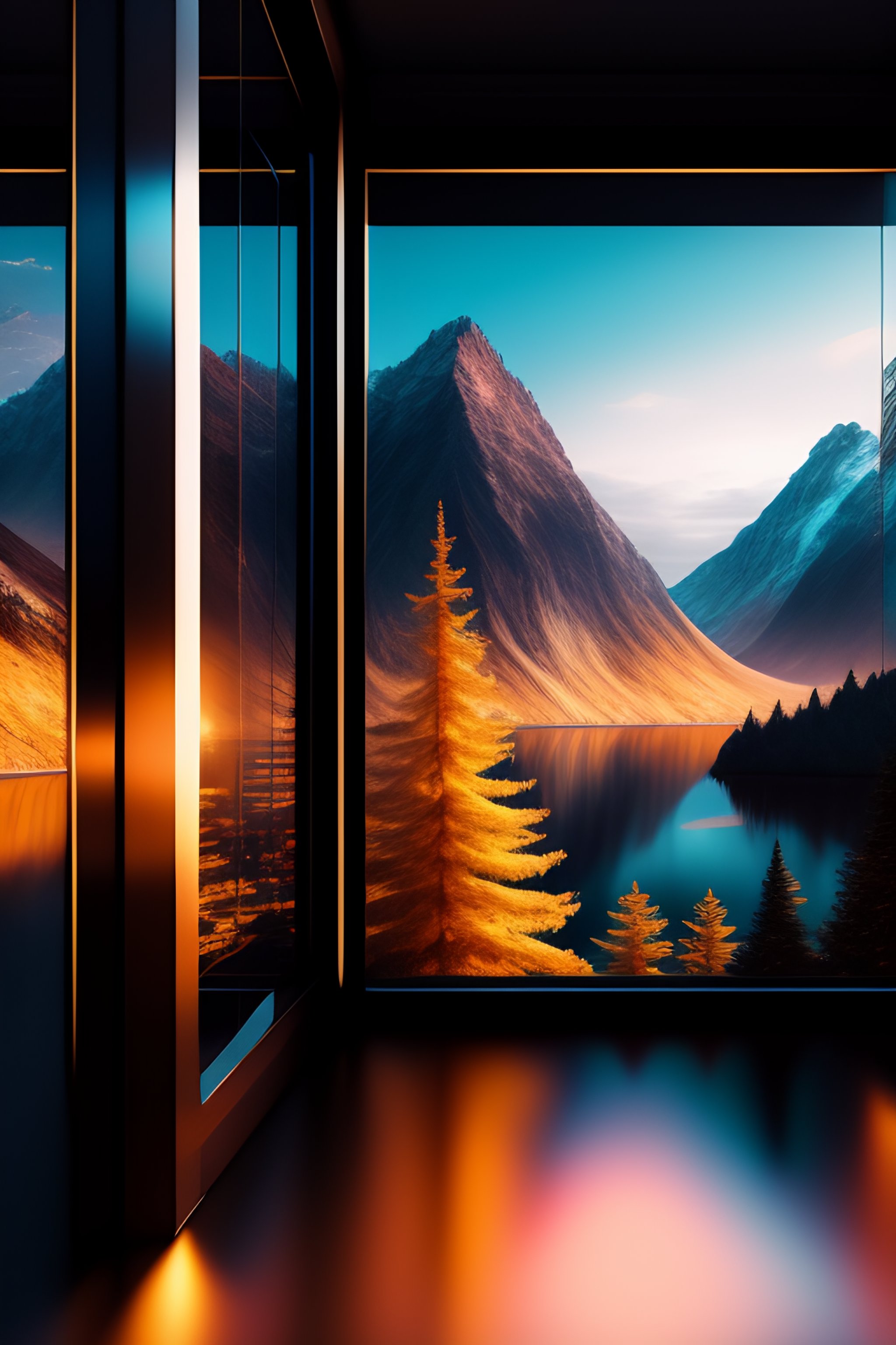 Lexica - ""epic shot of a huge lighting in a beautiful glass box ...