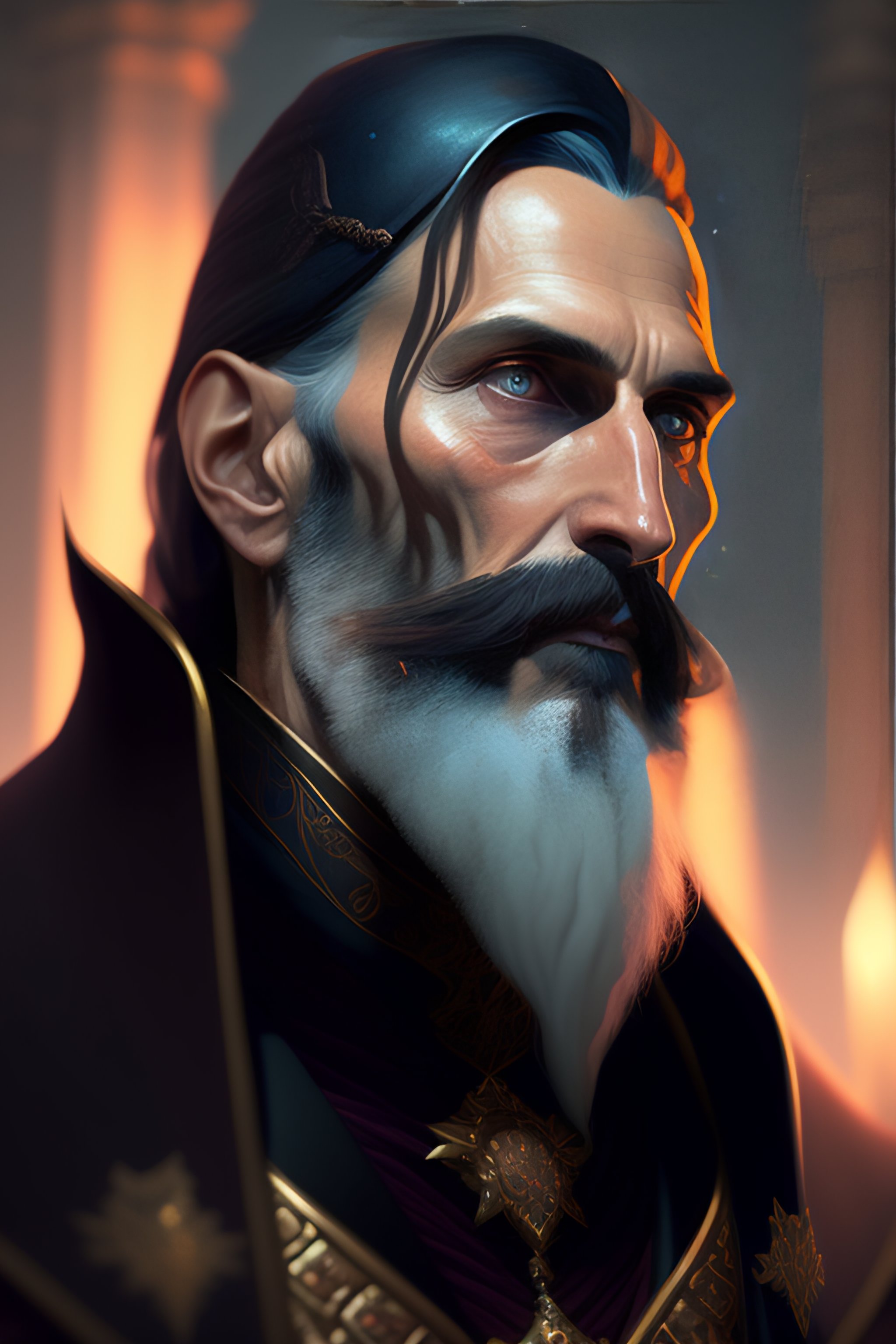 Lexica - Haggard Rasputin, necromancer, evil, decrepit, highly detailed ...