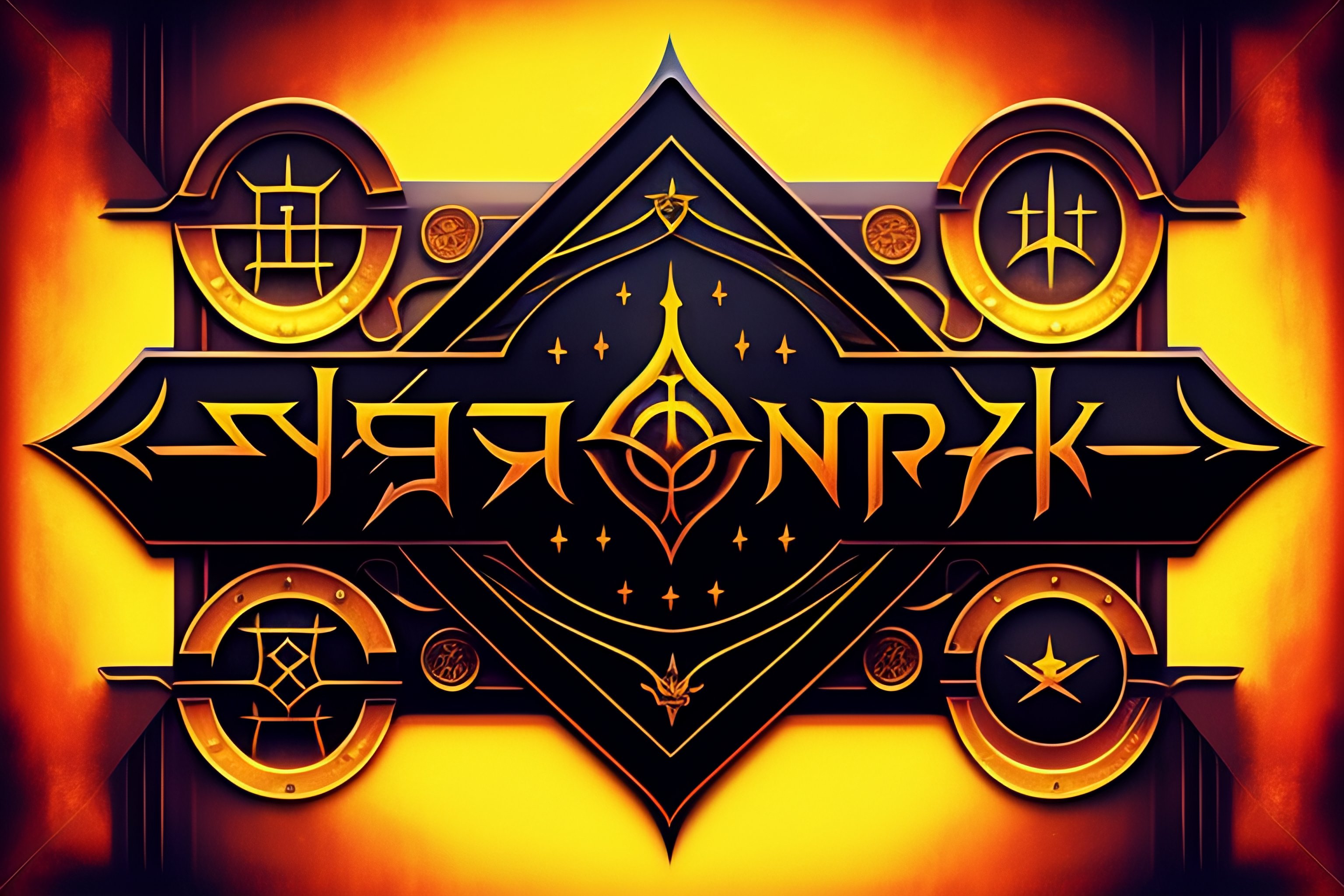 Lexica - Cyberpunk futuristic chaos steampunk occult magic sign symbol ...