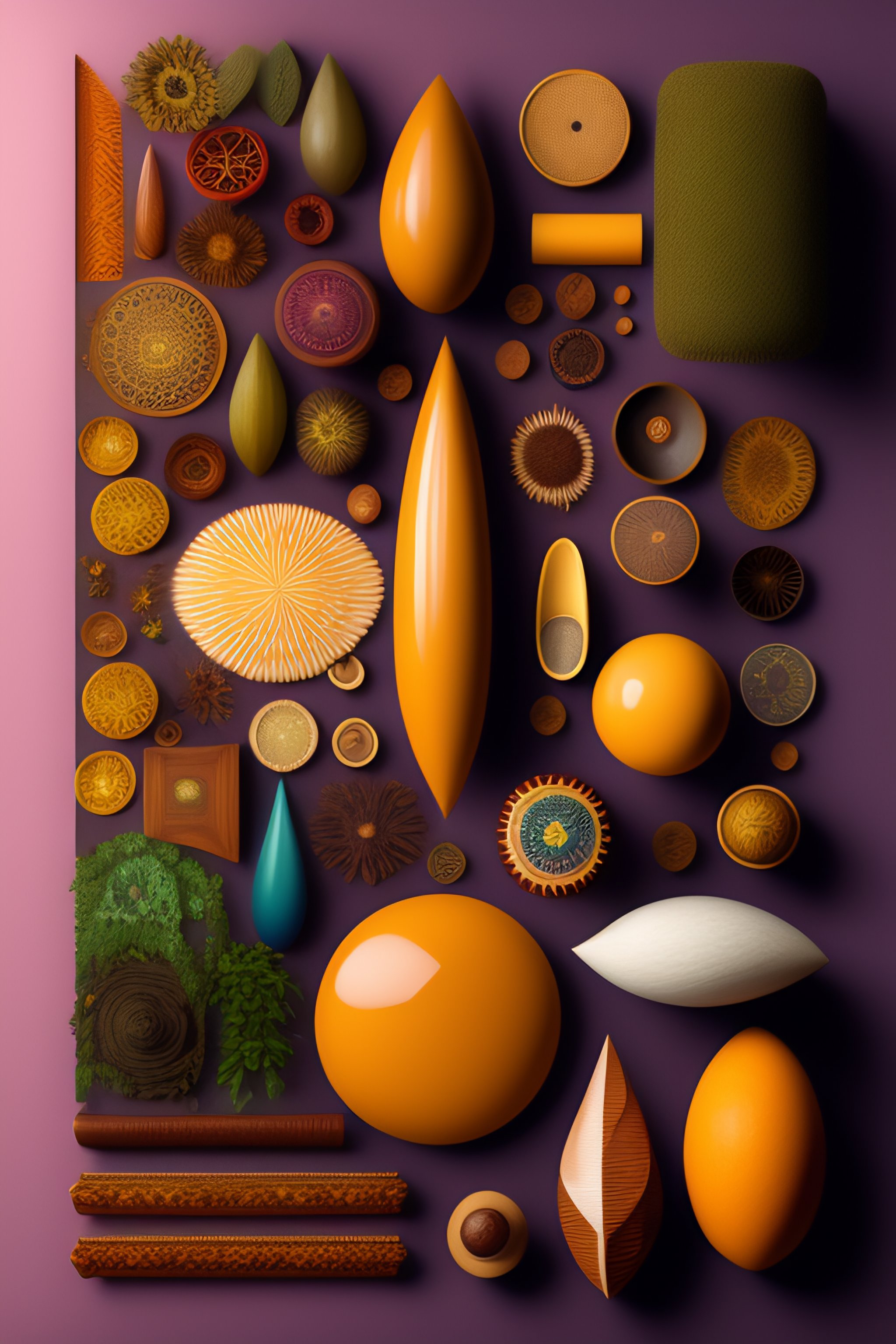 Lexica - 'Psychedelic, Costumes and props, Knolling, Knolling layout ...