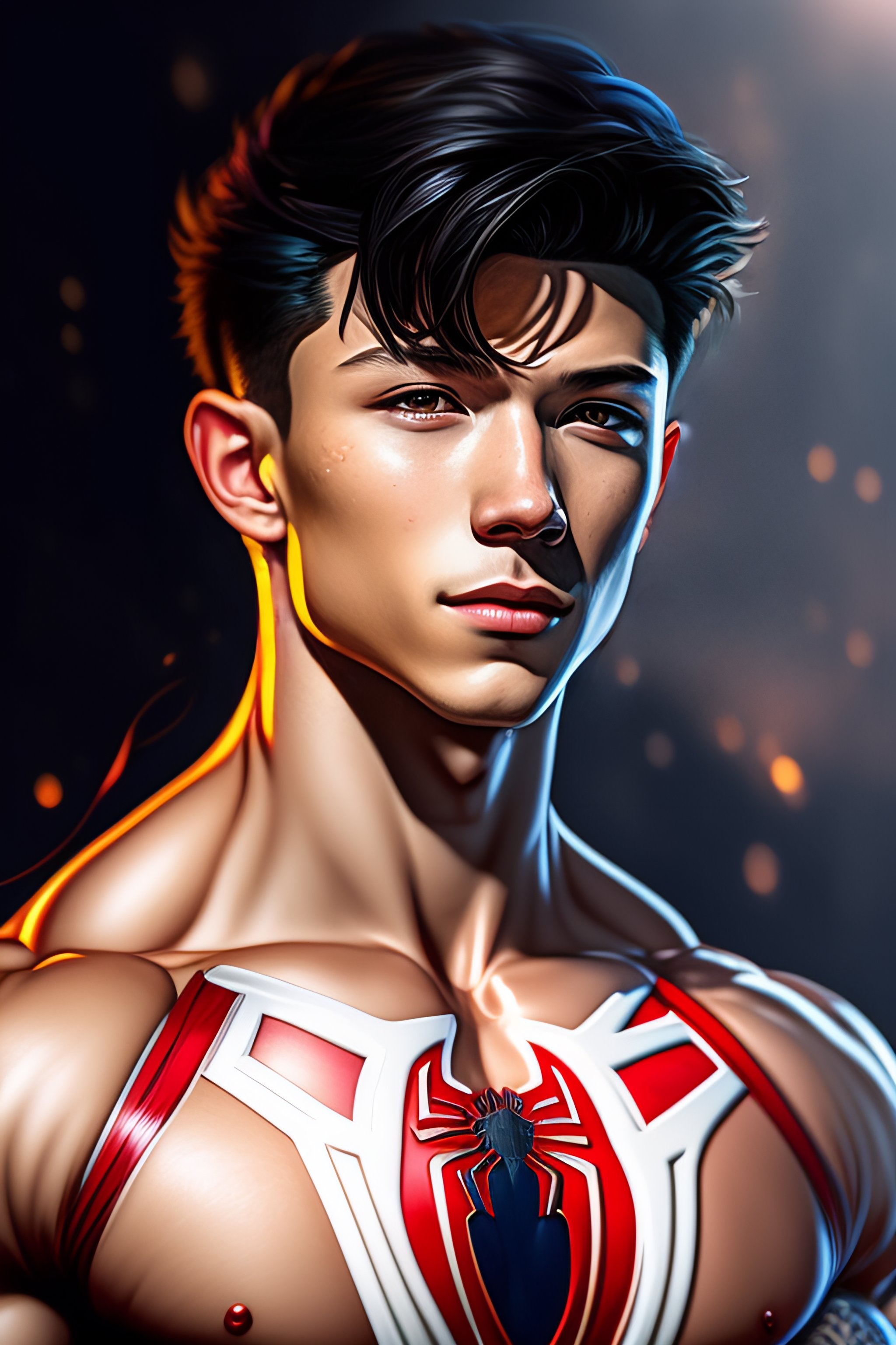 Lexica - Full body potrait of muscular ripped body tom holland as ...