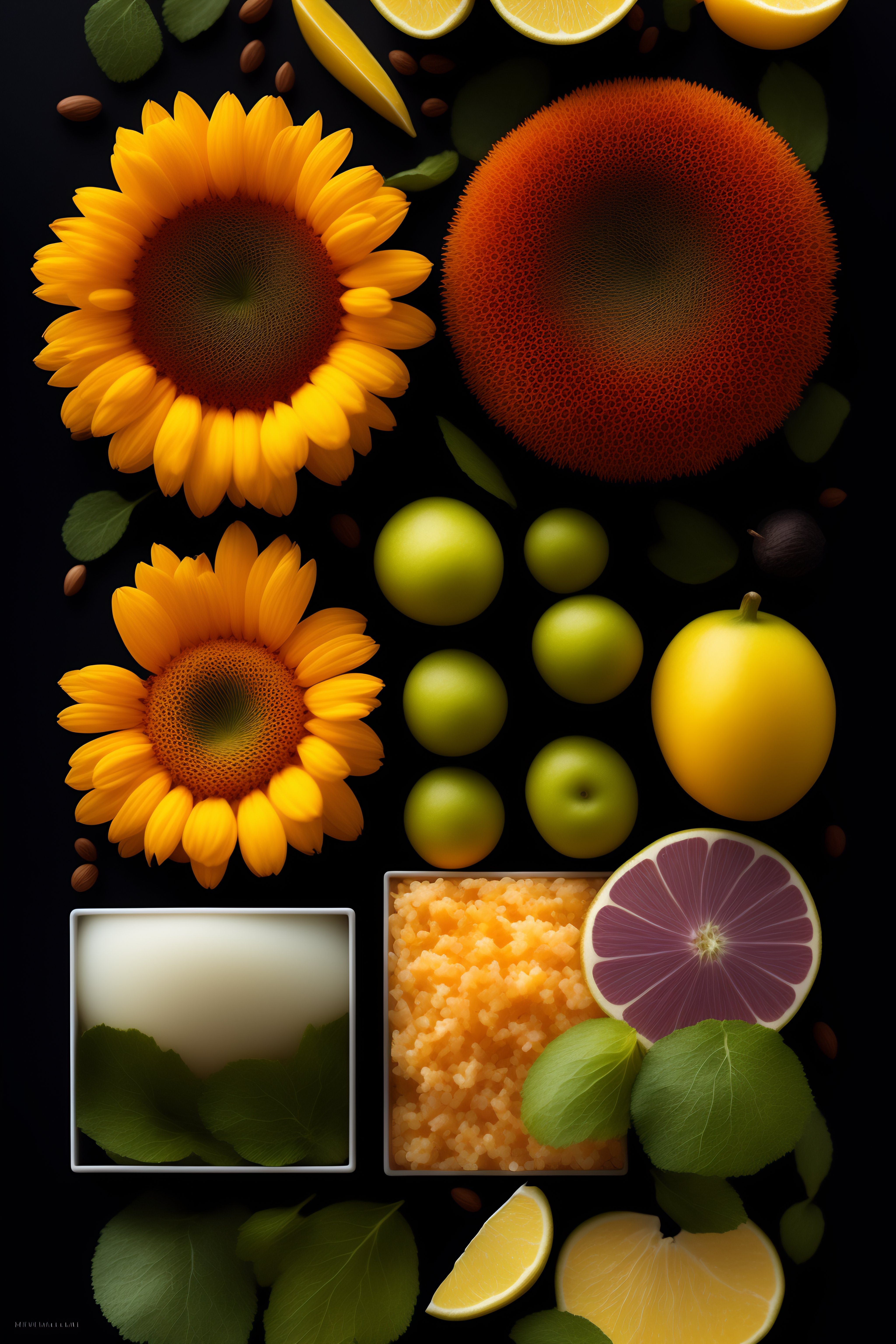 Lexica - Knolling photography of nature by kristen meyer