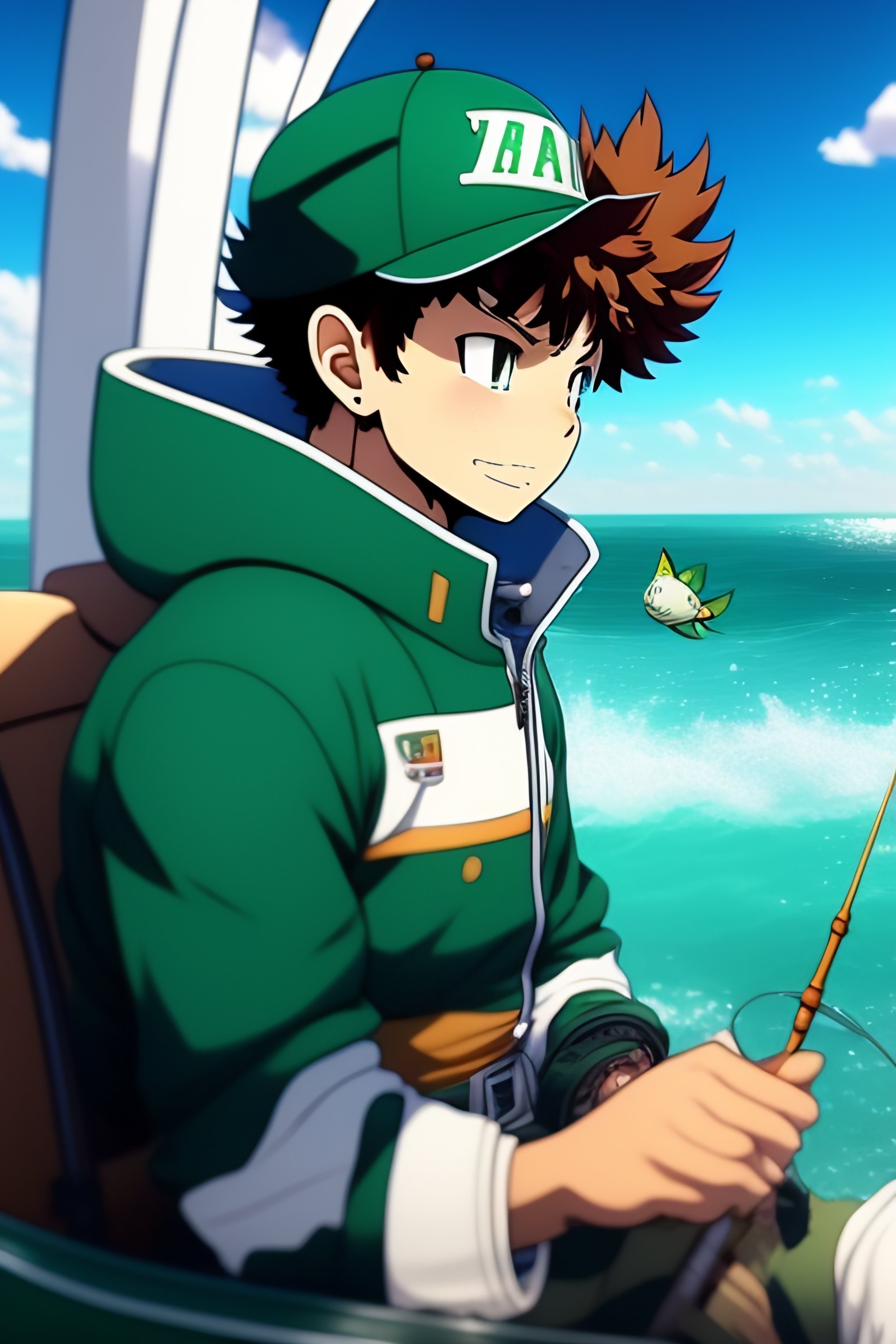 Lexica - Izuku Midoriya fishing fish