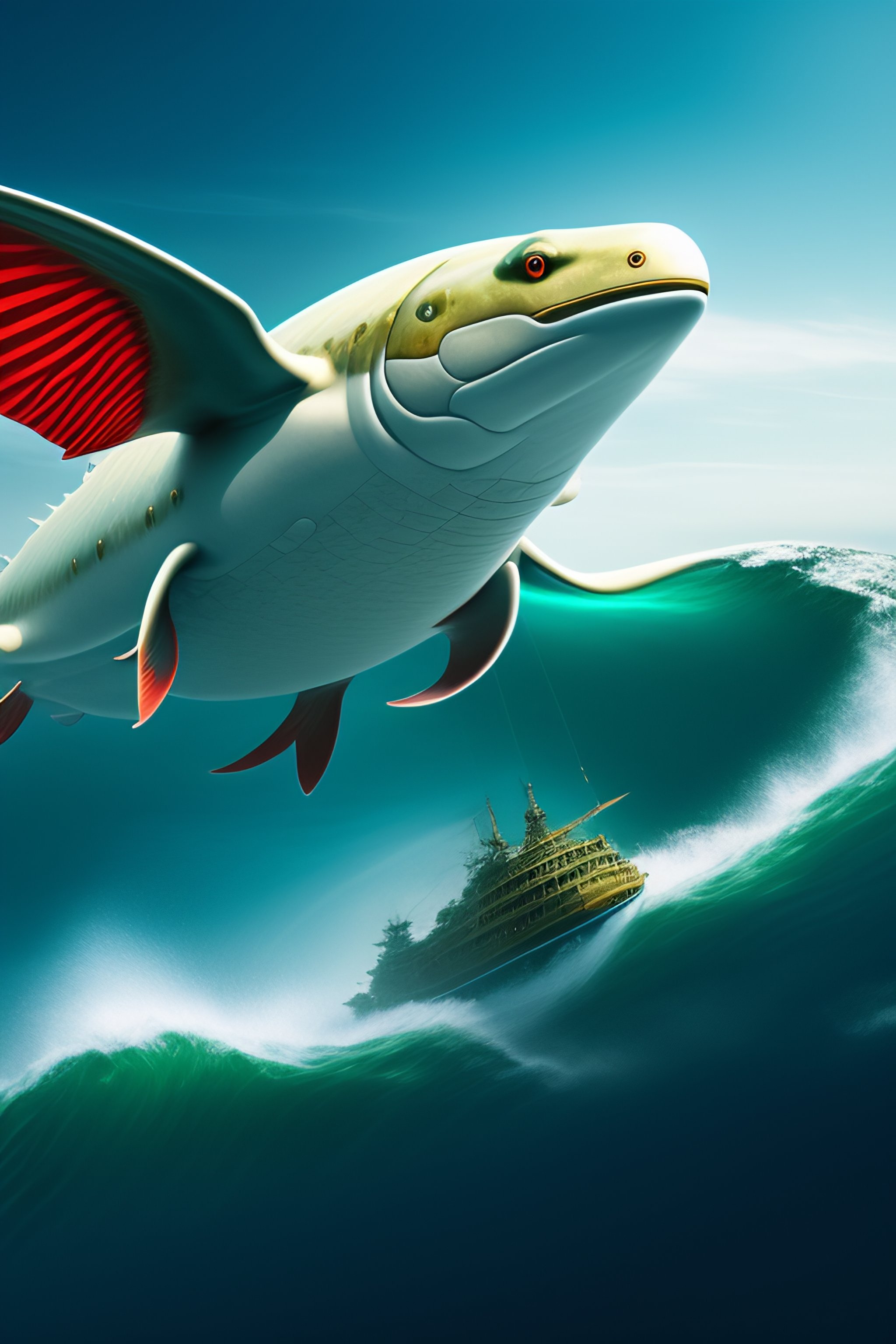 Lexica - Flying sea monsters are defended by military