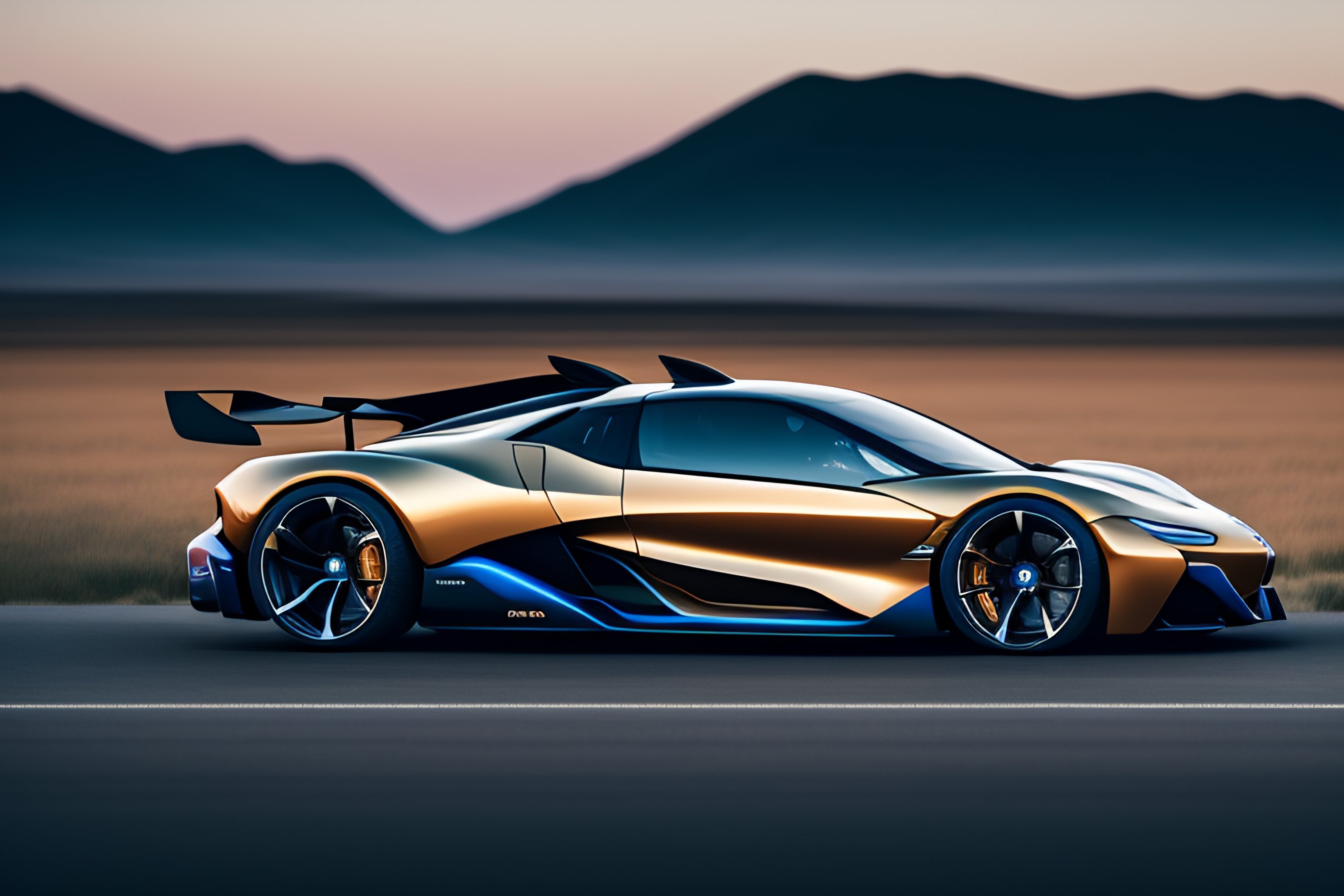 Lexica - Photographer taking pictures of a futuristic BMW Supercar on a ...