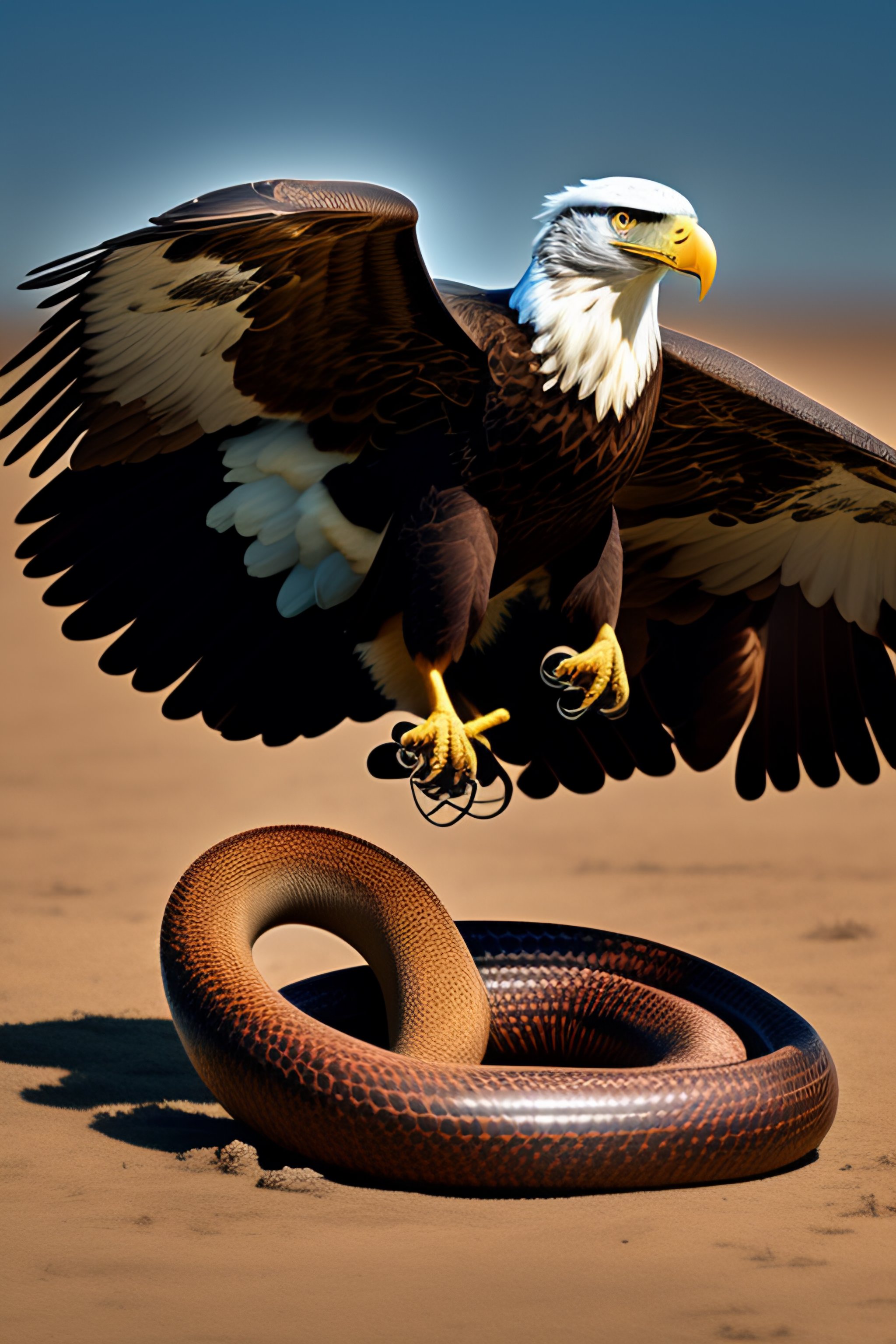 Eagle Vs Snake Real
