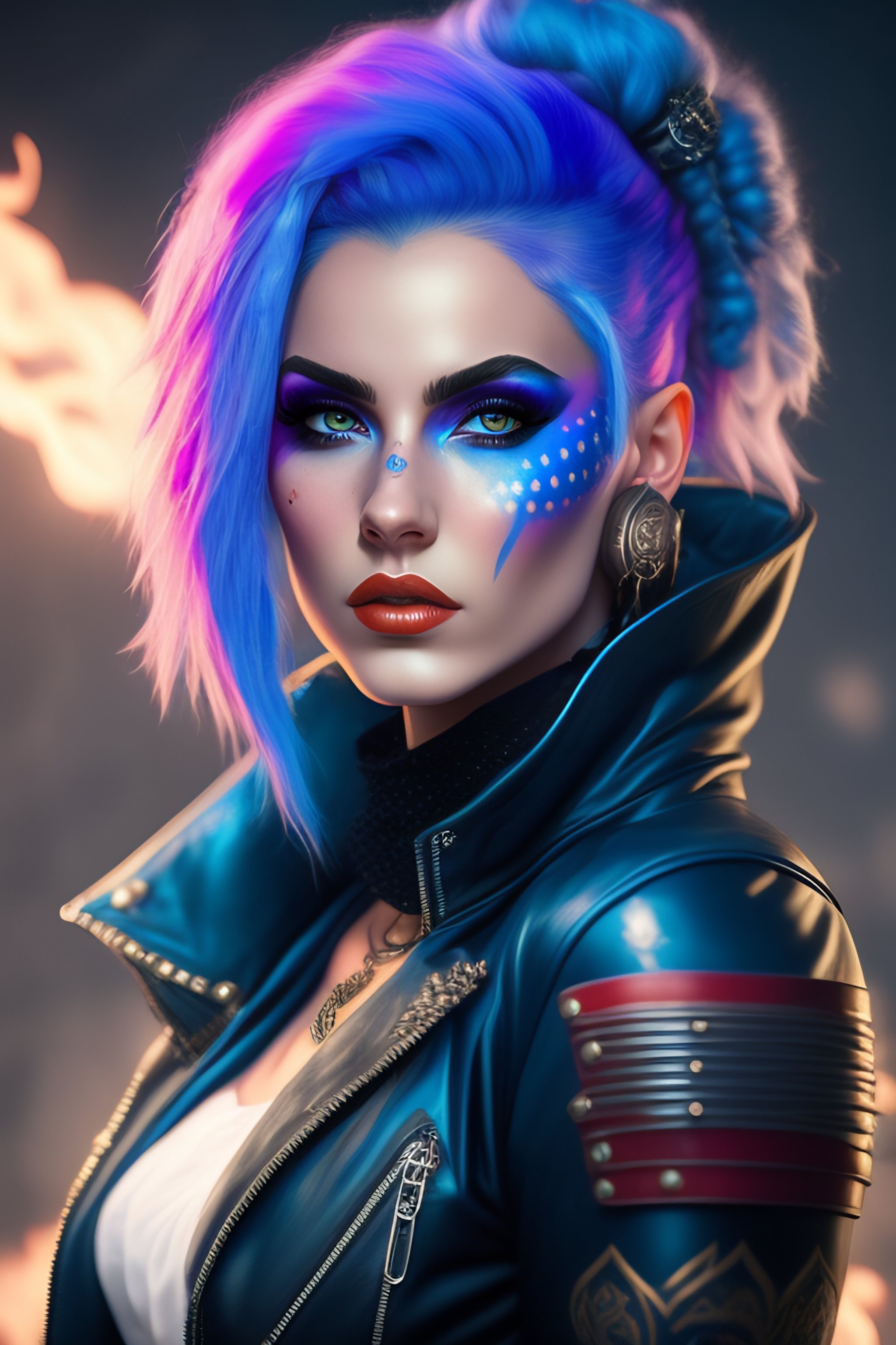 Lexica - A League of Legends Portrait of JINX The Loose Cannon as a ...