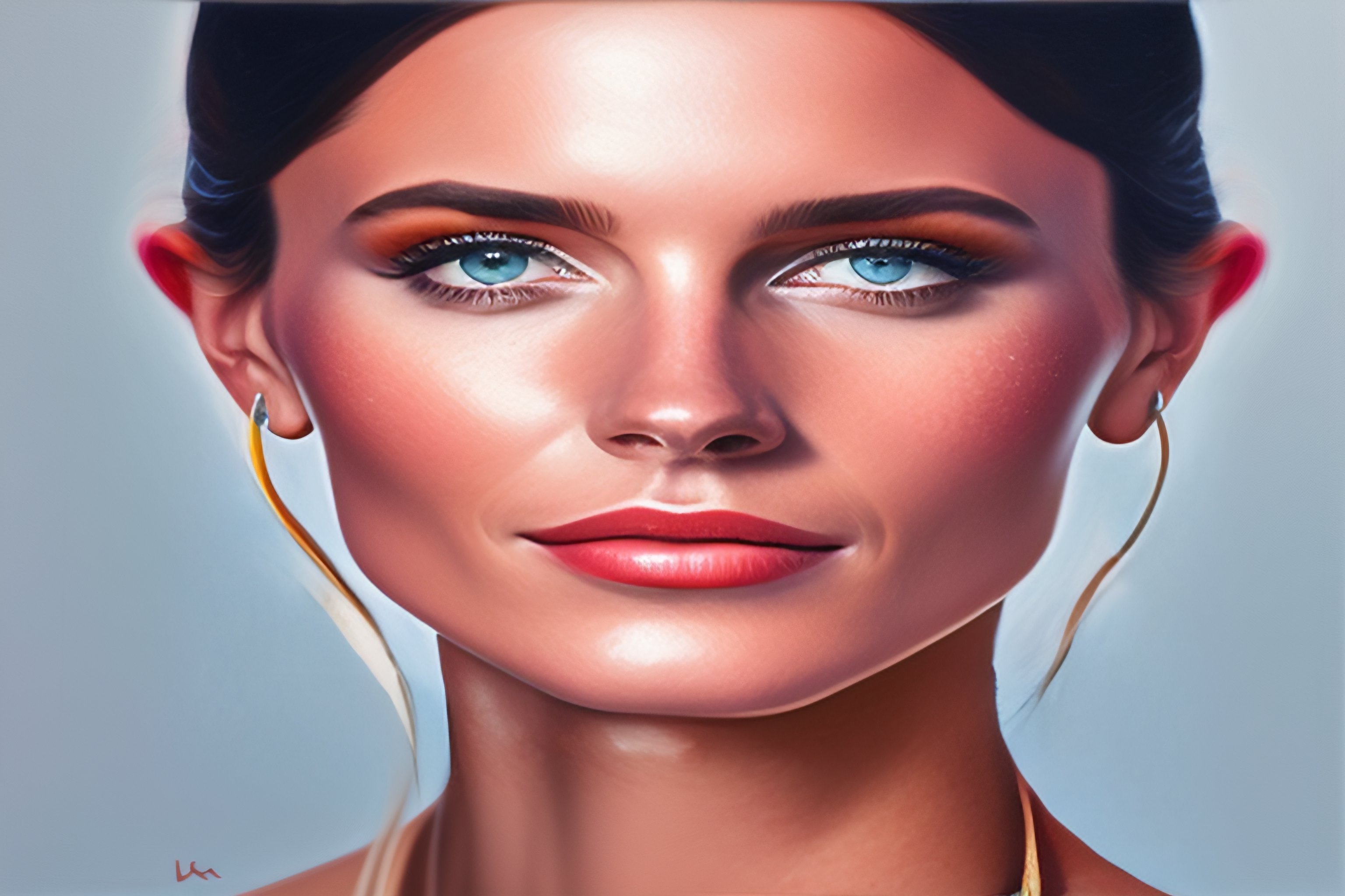 Lexica - Uncanny face of a woman, 8 k, hyperrealist, IN THE WOODS