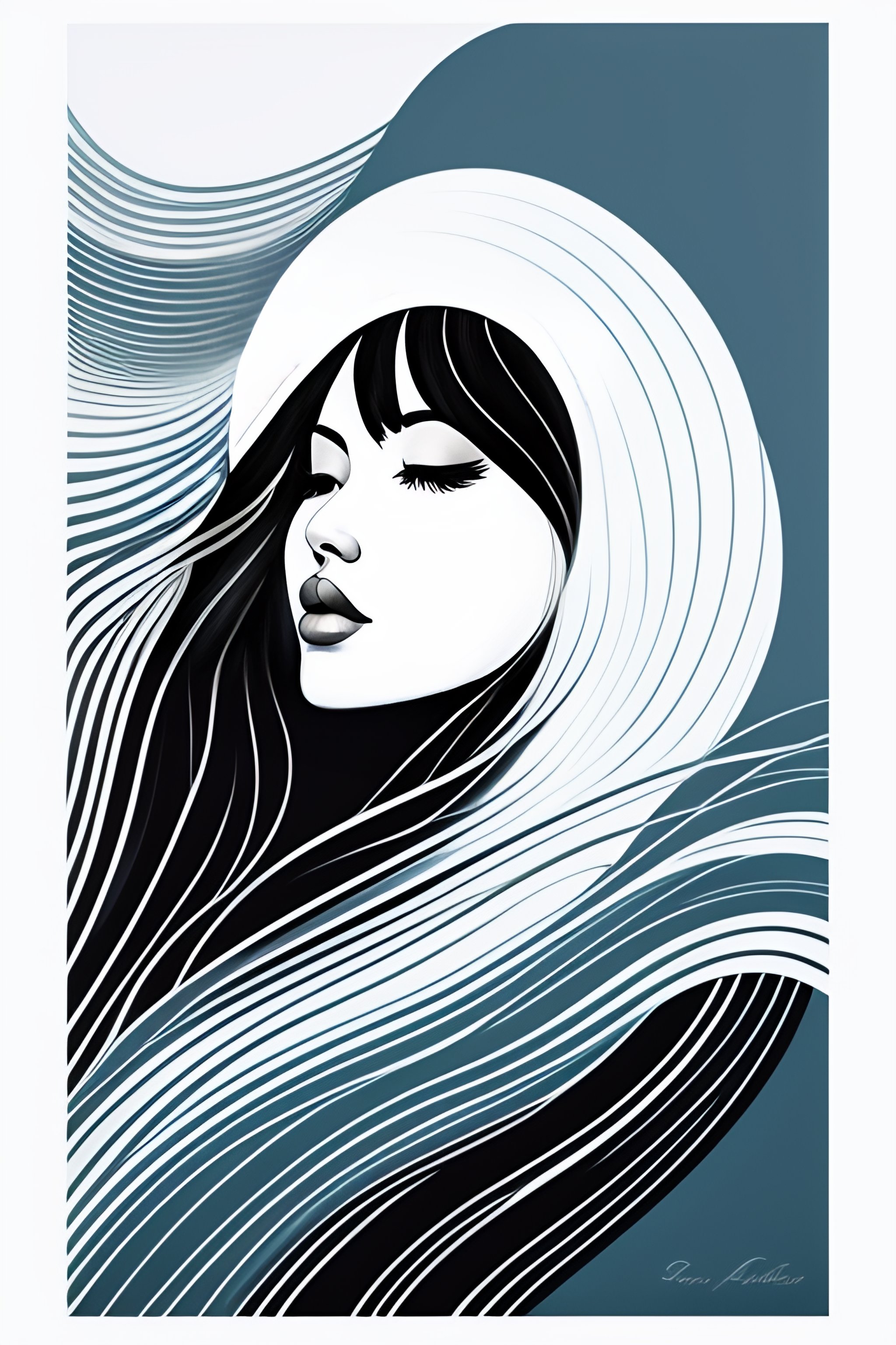 Lexica - The abstract , creative art, soft colors mono chromatic, shape ...