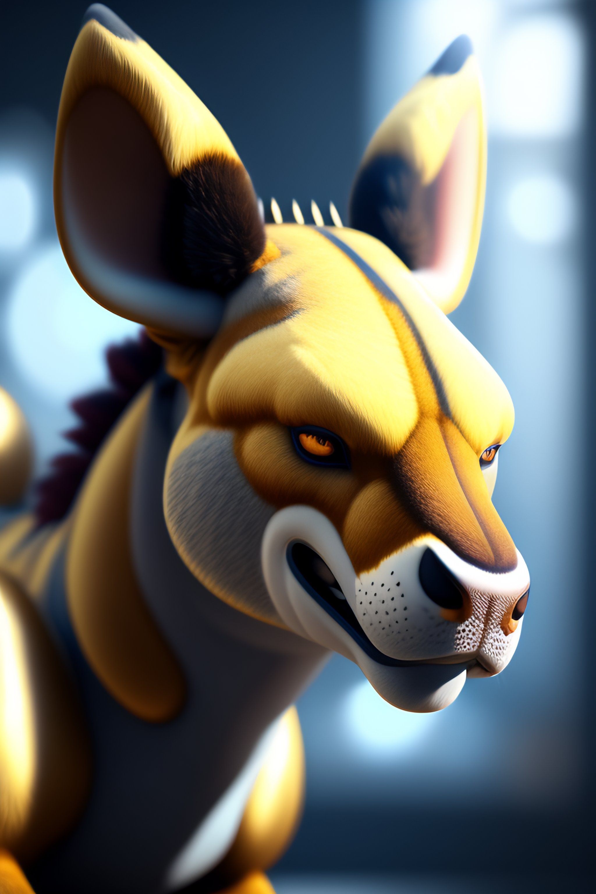 Lexica - Ultra hd! realistic, Greymon, soft fur, dreamy, landscape ...