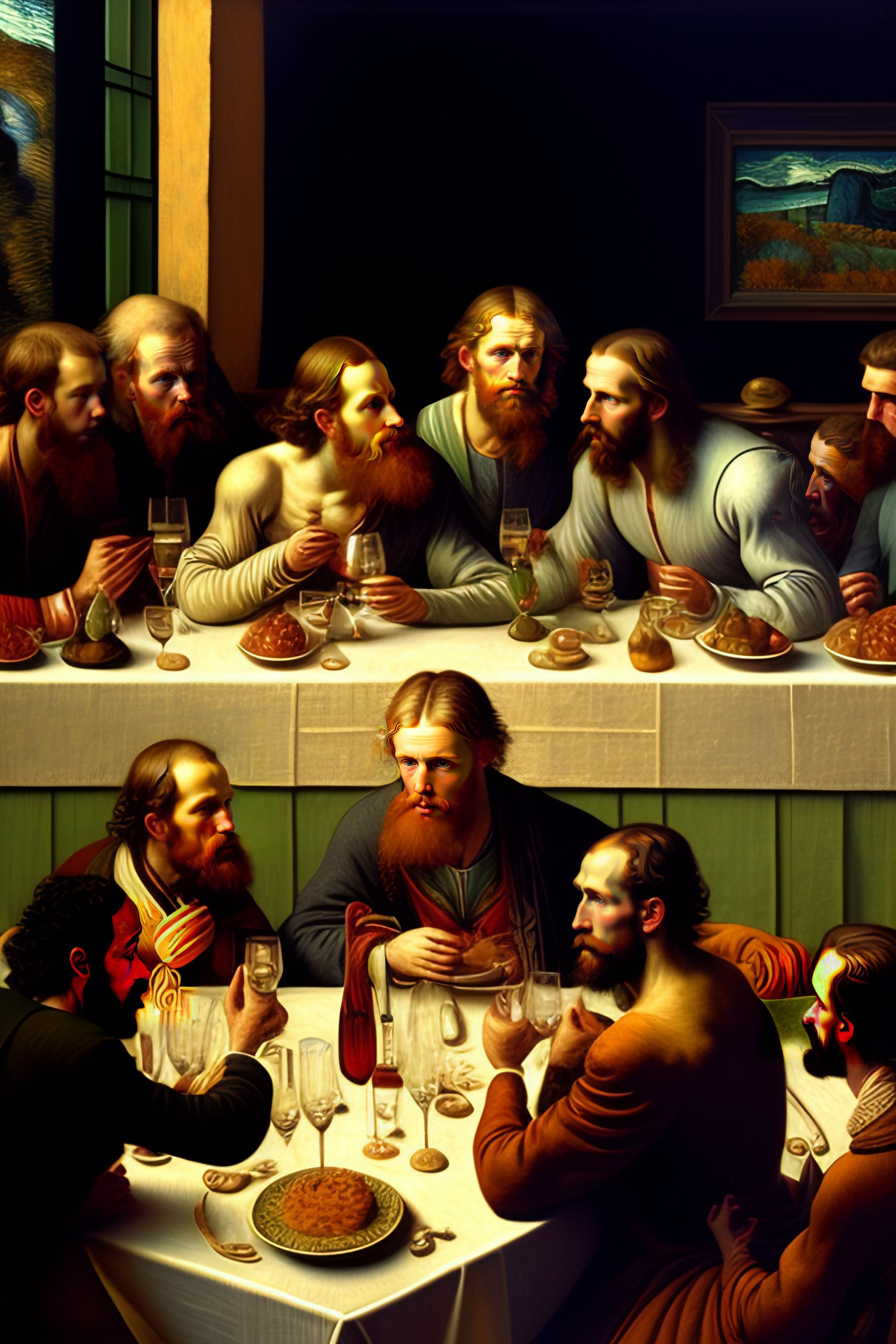 Lexica - Last supper, anatomically and proportionally correct features ...