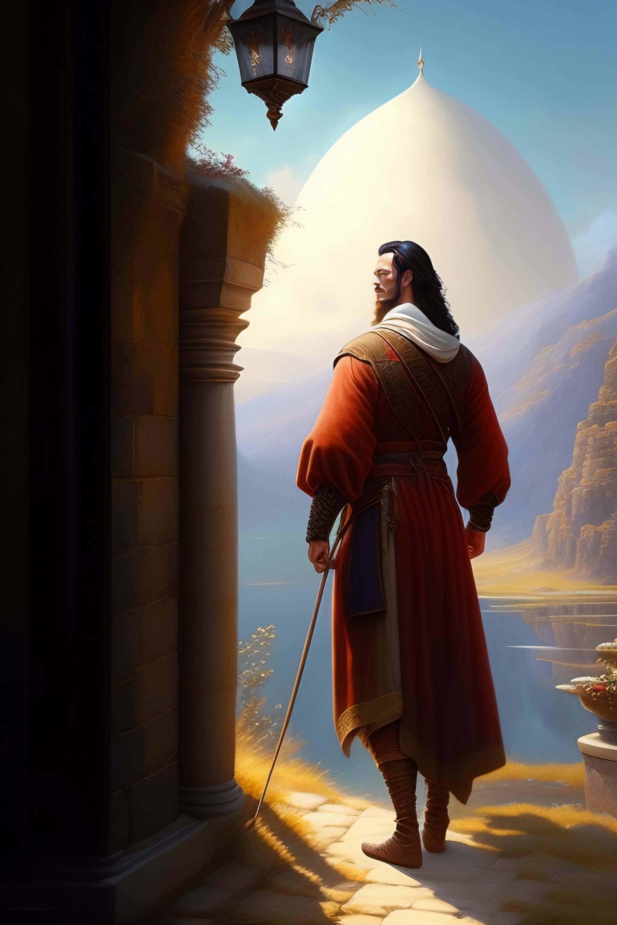 Lexica - Luke evans in medieval style! Fantasy background, focus ...