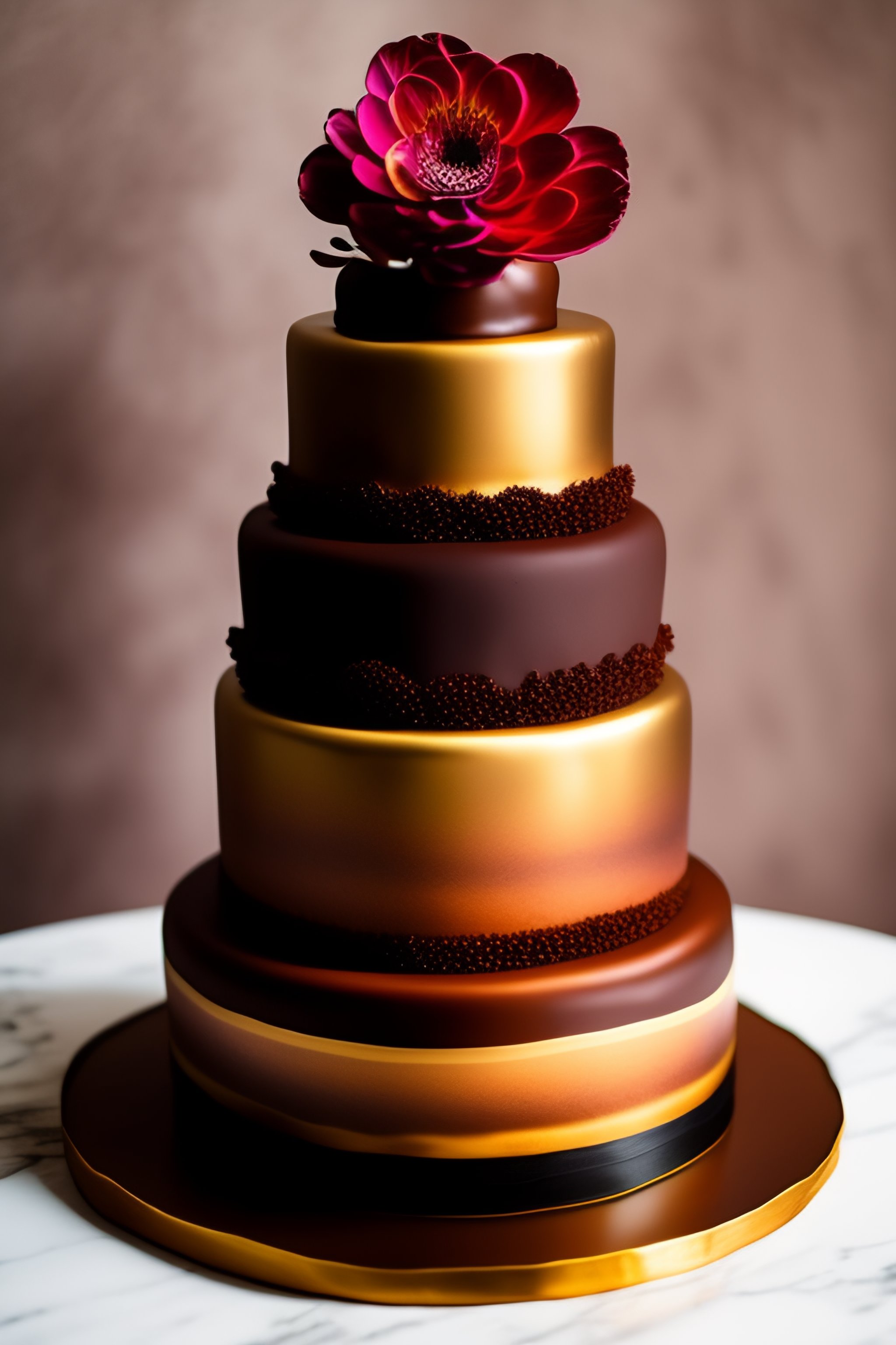 Chocolate Wedding Cake