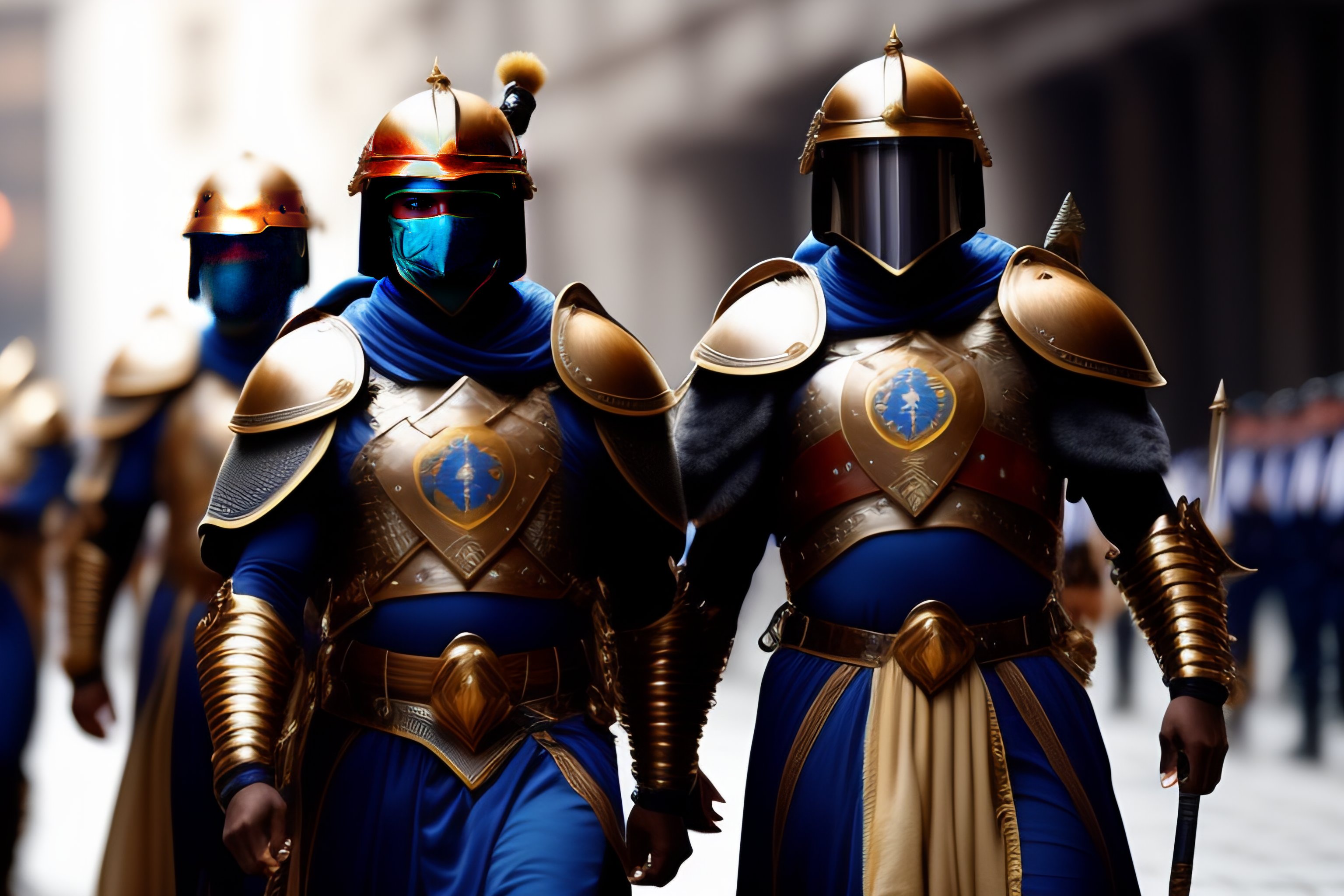 Lexica - Cyberpunk roman legionnaires wearing body suits, body armor ...