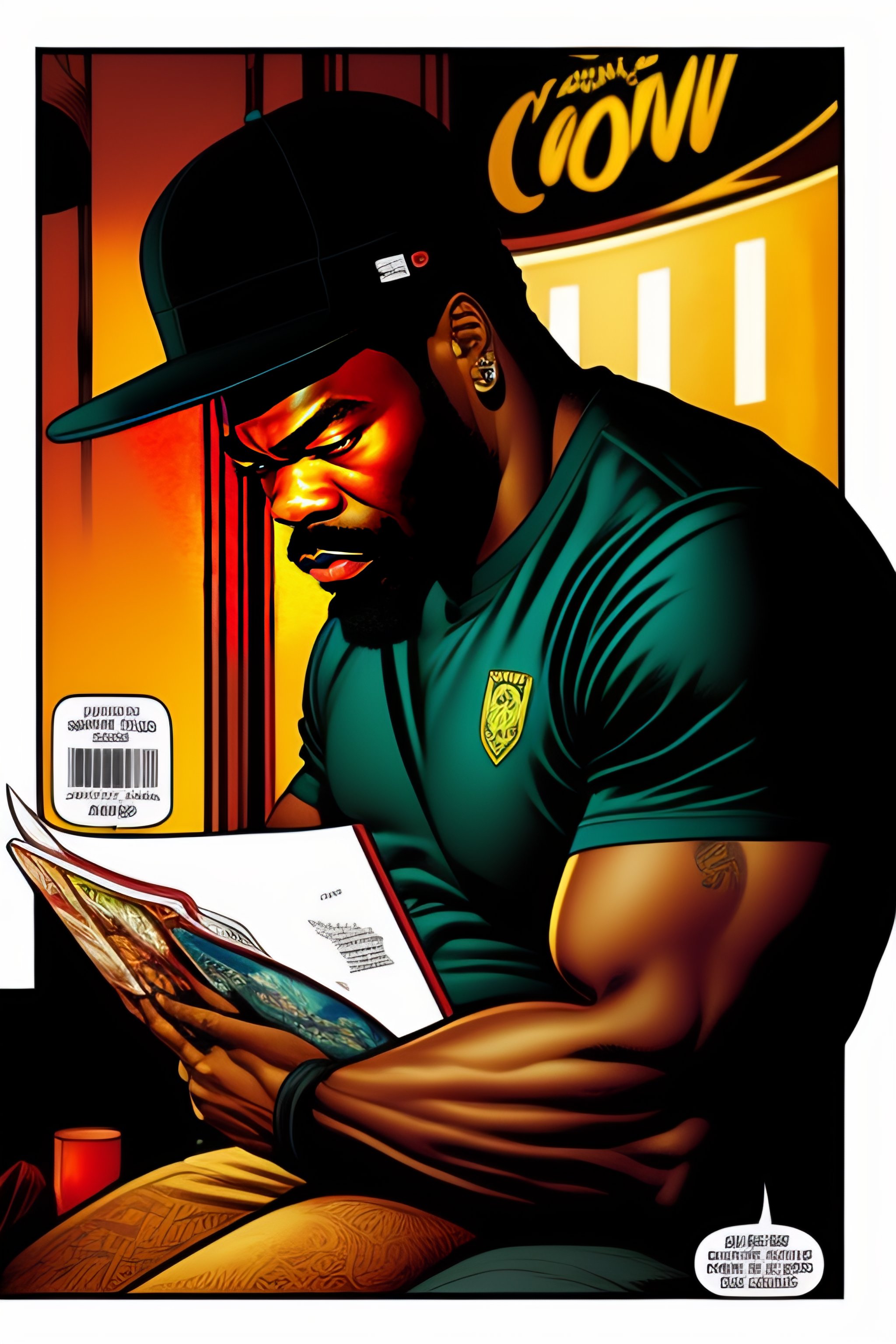 Lexica - Method man reading comic book