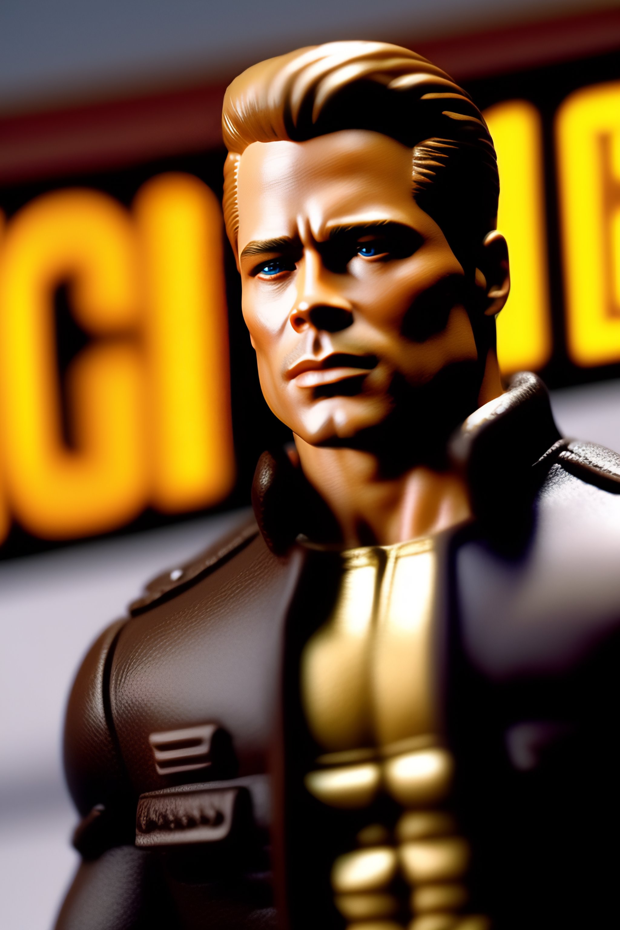 Lexica - Brad pitt as GI Joe action figure toy