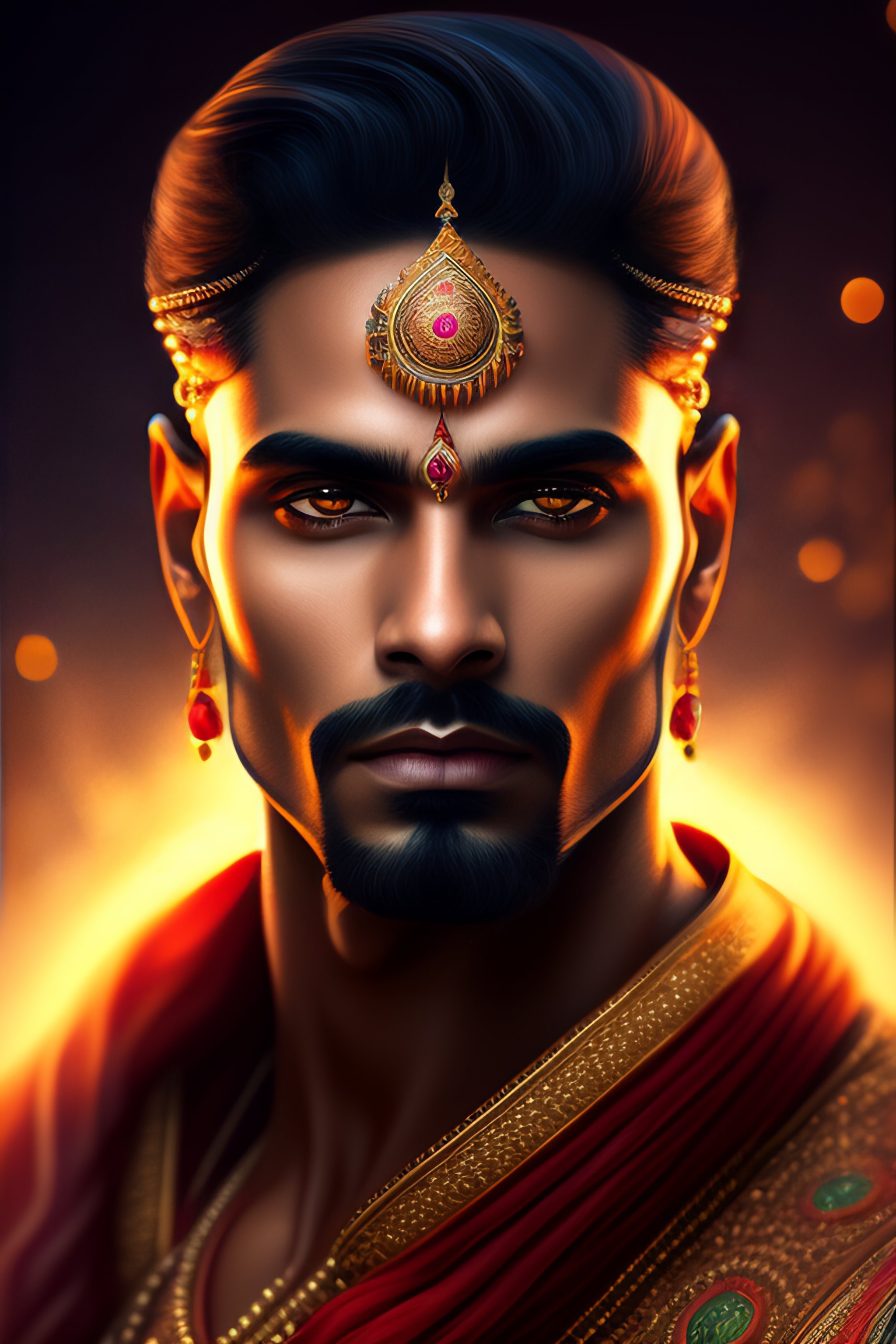 Lexica - Portrait of a Kalki, fantasy, front light, intricate, muscular ...