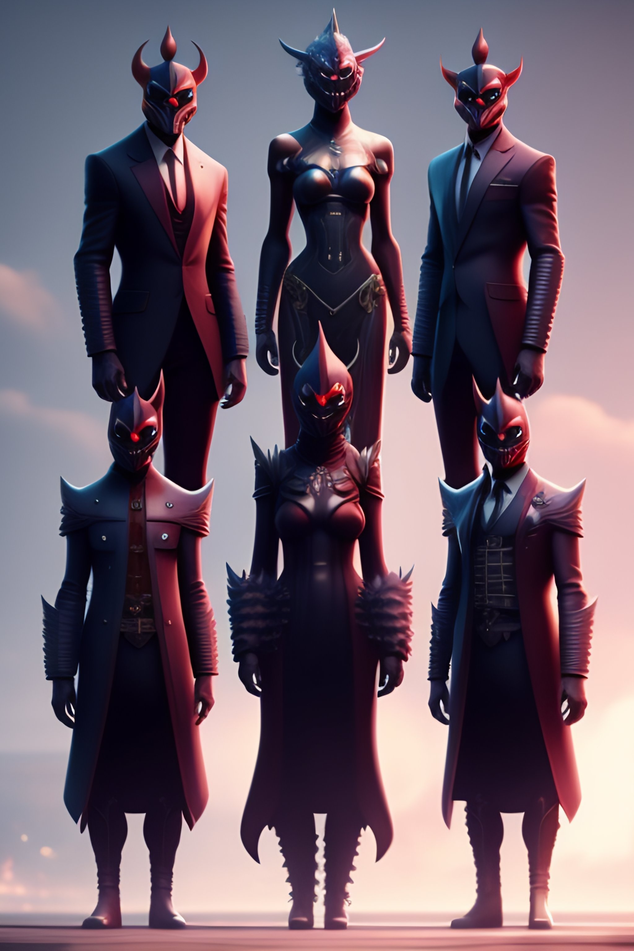 Lexica - A group of creepy evil satanic non-human creatures with no ...