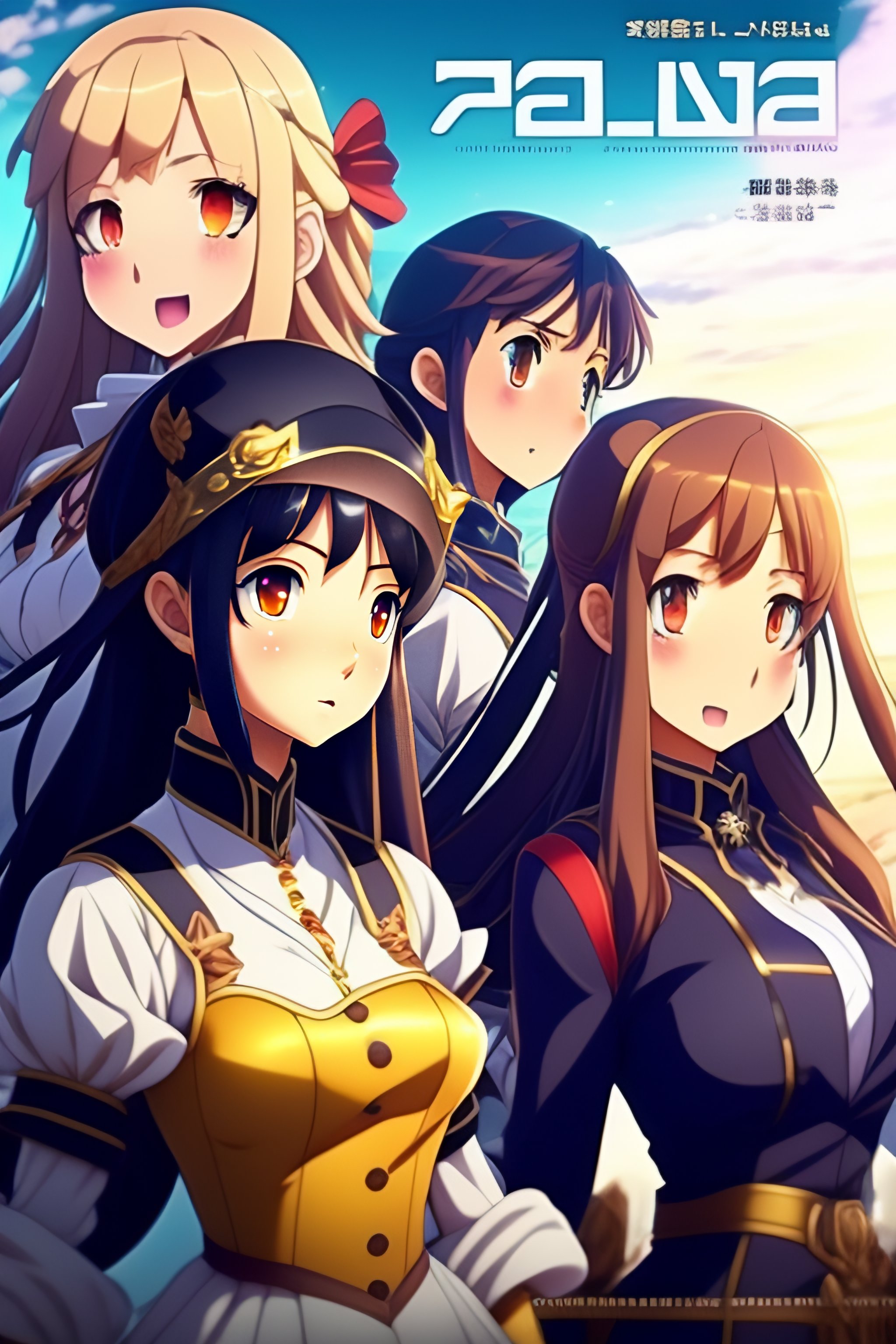 Lexica - New generic isekai anime poster with main character and bunch ...