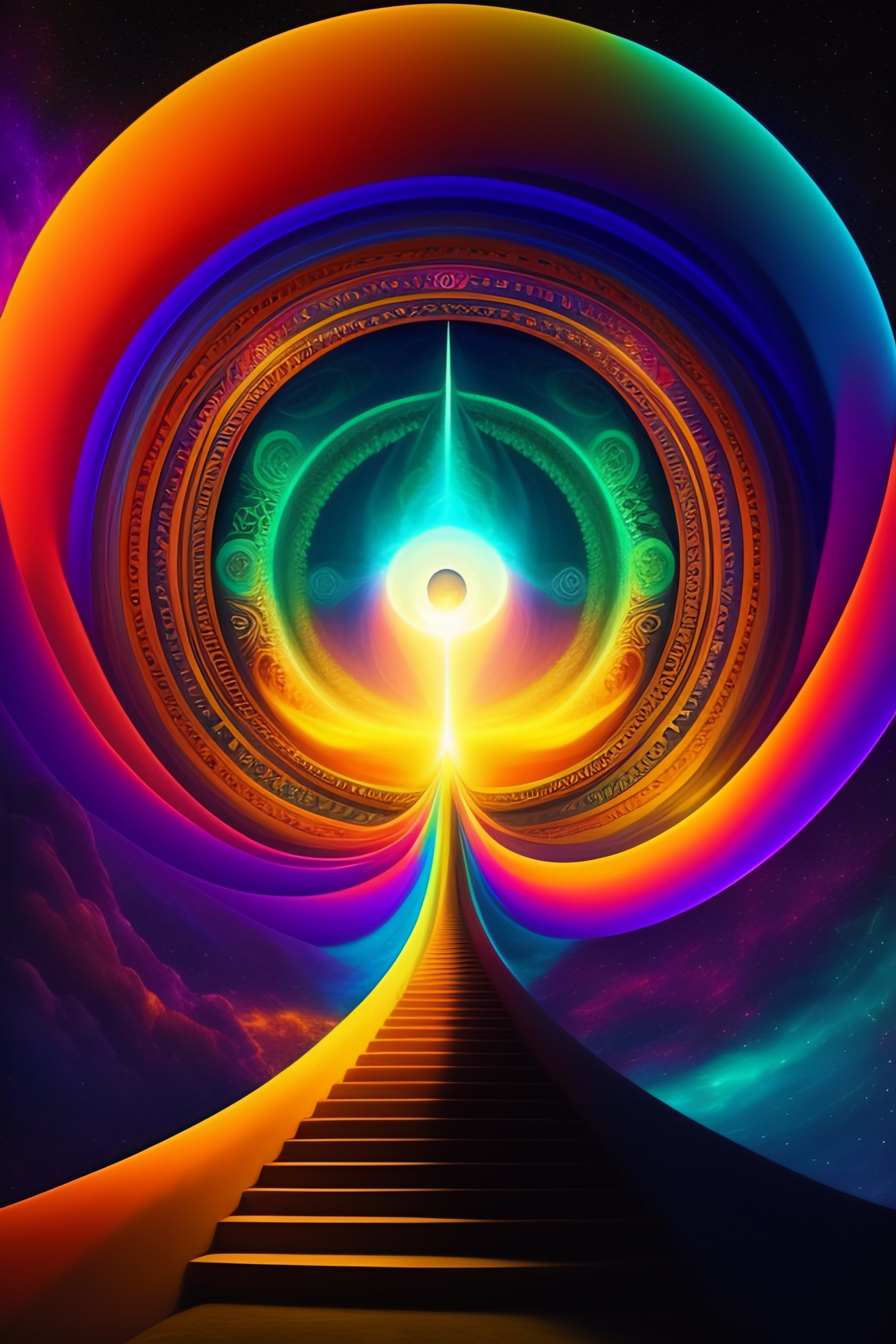 Lexica - Opening your third eye, surrounded by psychedelic visions ...