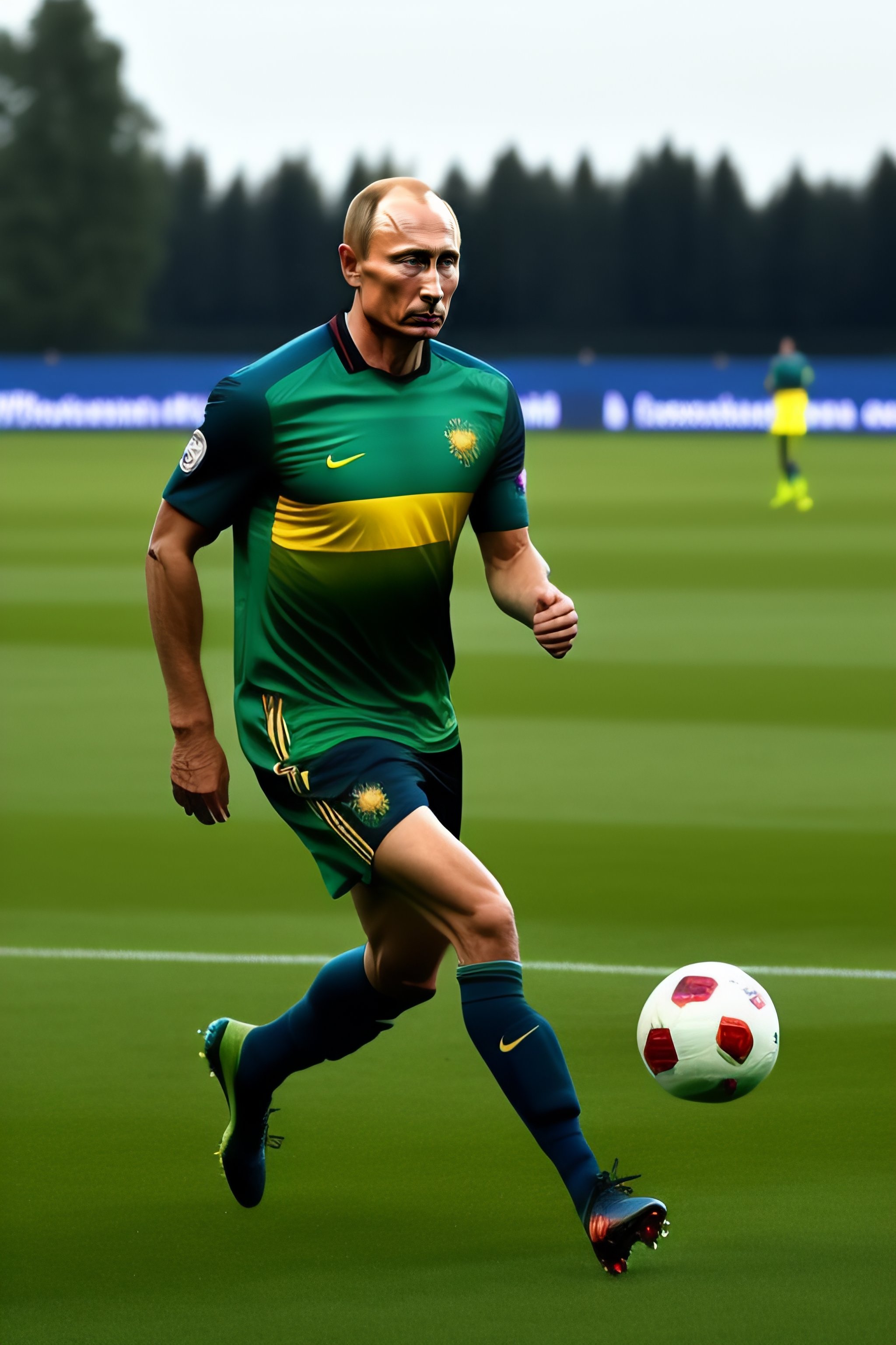 Lexica - Putin playing soccer