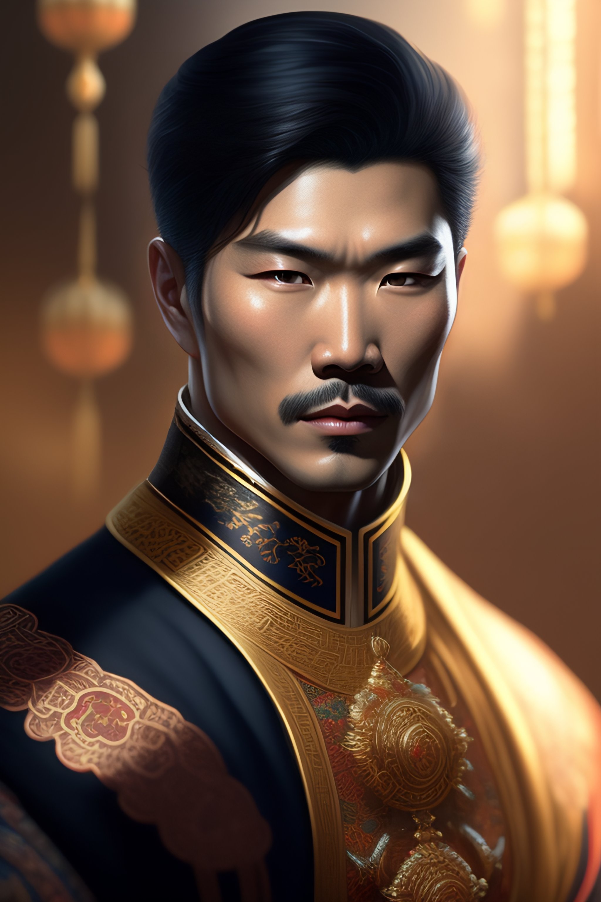 Lexica - Portrait of pedro sanchez, machine face, upper body, decorated ...