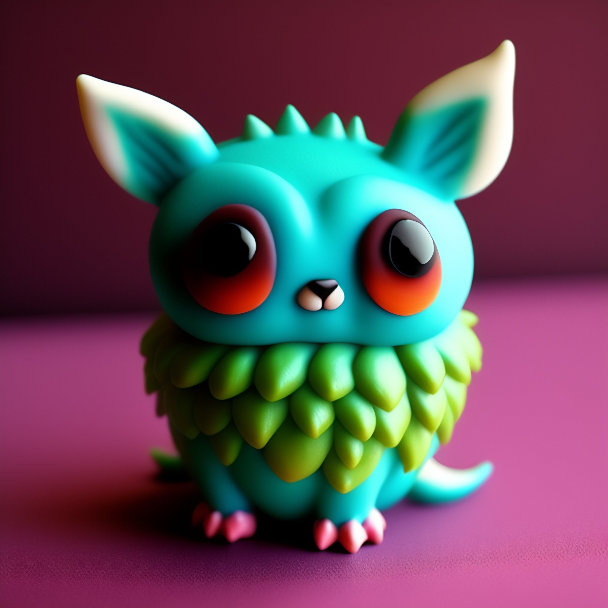 Lexica - Polymer clay fantasy creature cute
