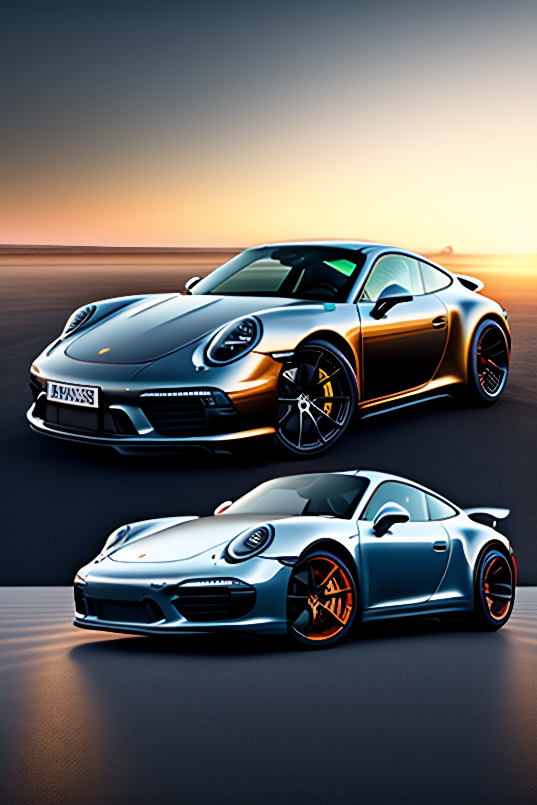 Lexica - Hyperrealistic futuristic model Porsche 911. highly detailed ...