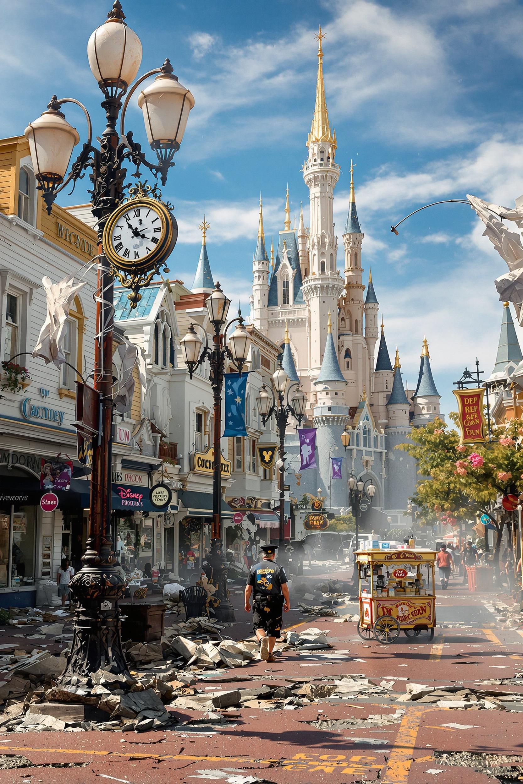 Lexica - Post apocalyptic walt disney work magic kingdoms