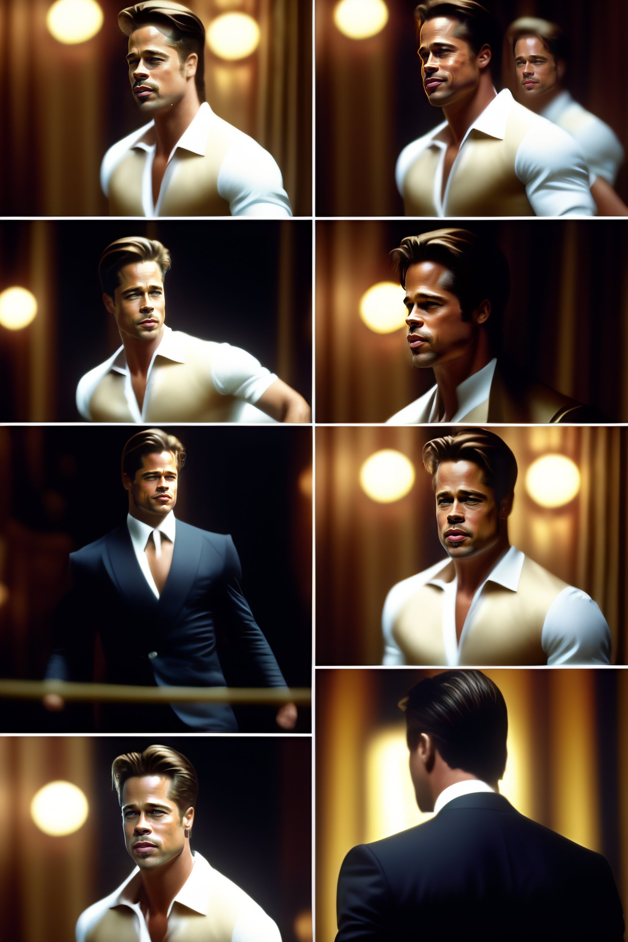 Lexica - Brad Pitt dancing