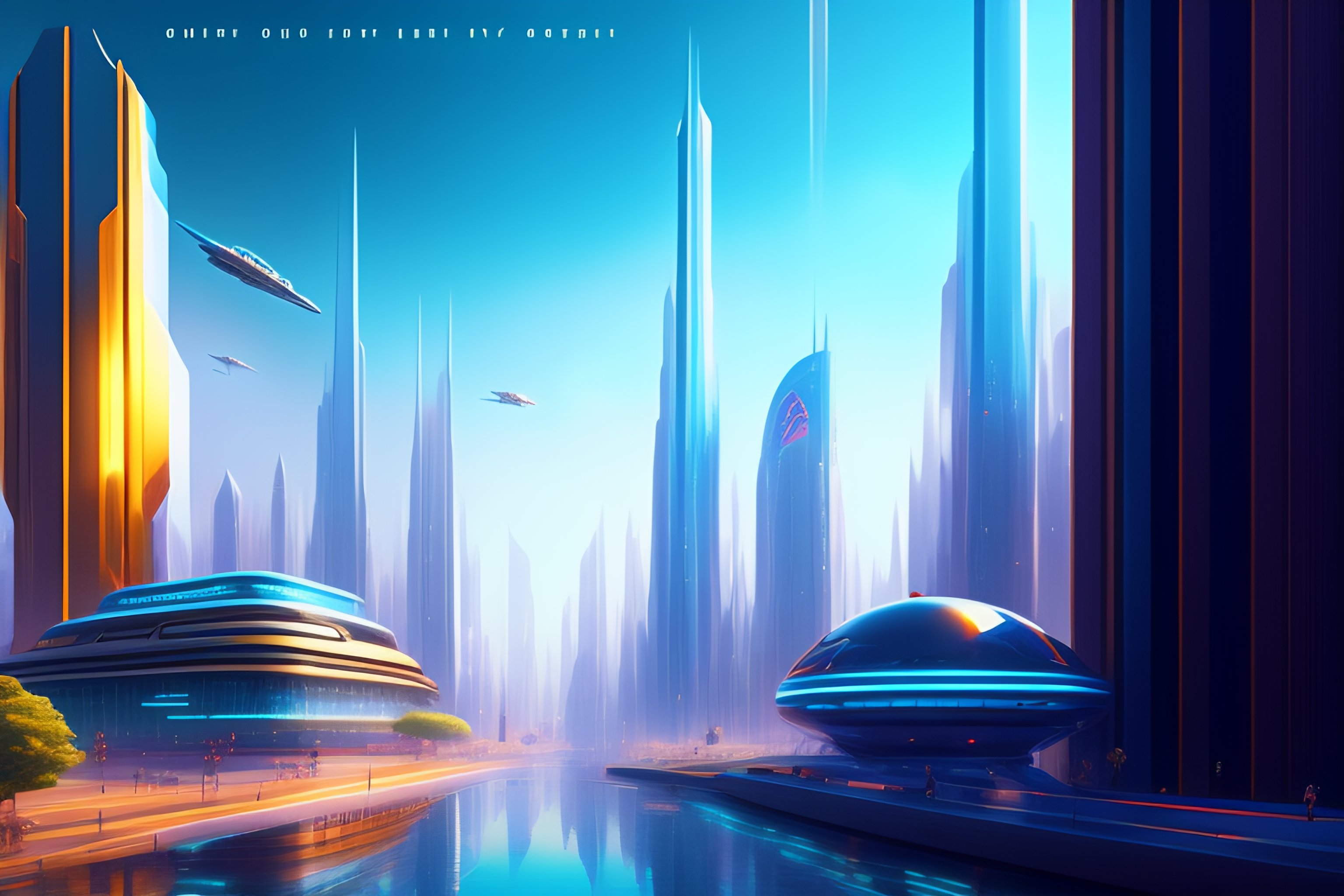 Lexica - Meta verse city by ready player one, digital art, realistic ...