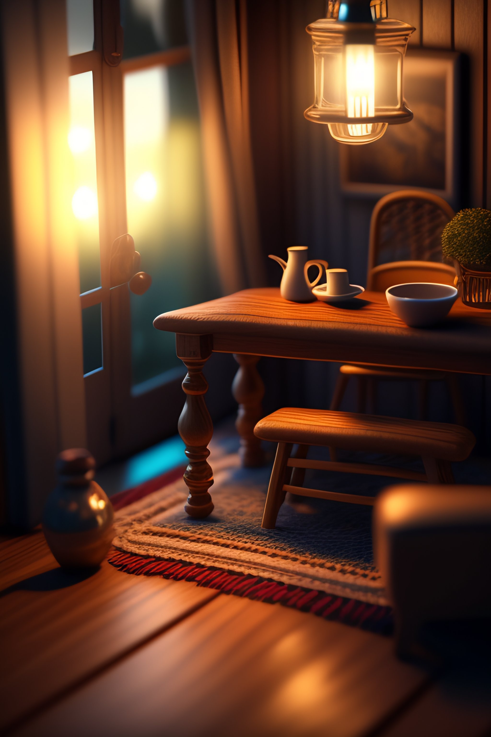 Lexica - Vintage, cozy interior lighting, artstation, ultra detailed ...