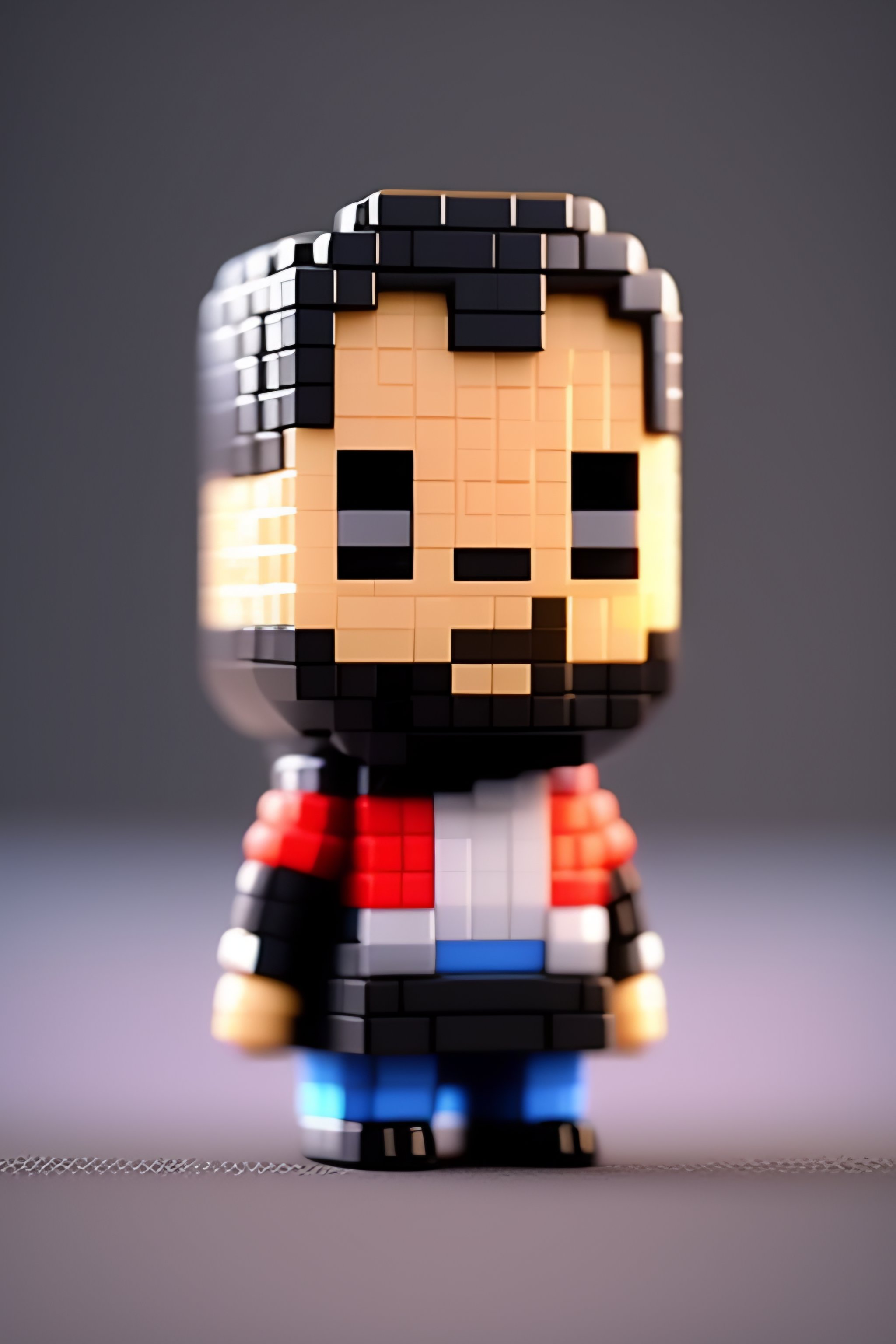 Lexica - Pixel art, unreal engine, voxel render, bobble head