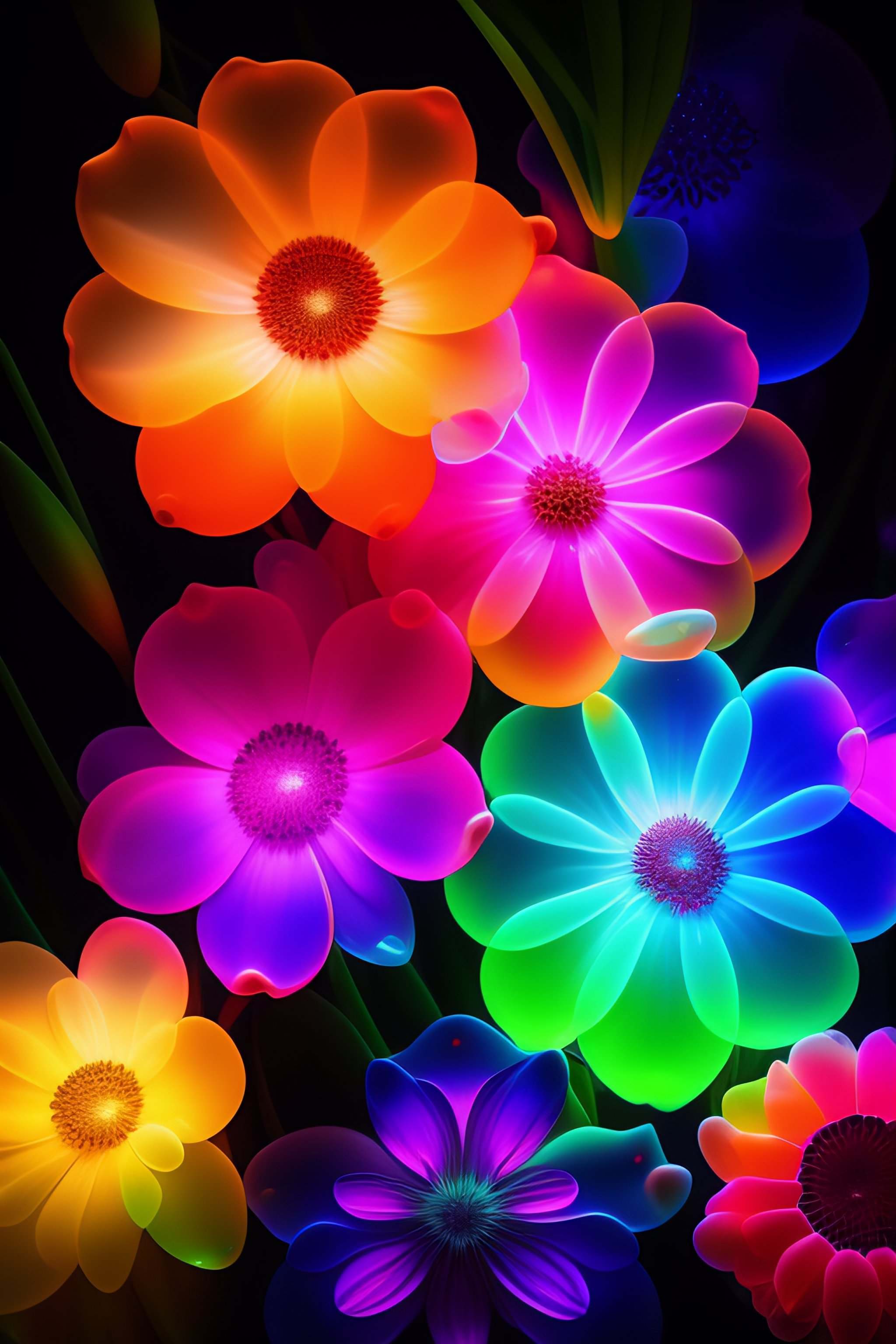 Abstract Flower Desktop Wallpaper