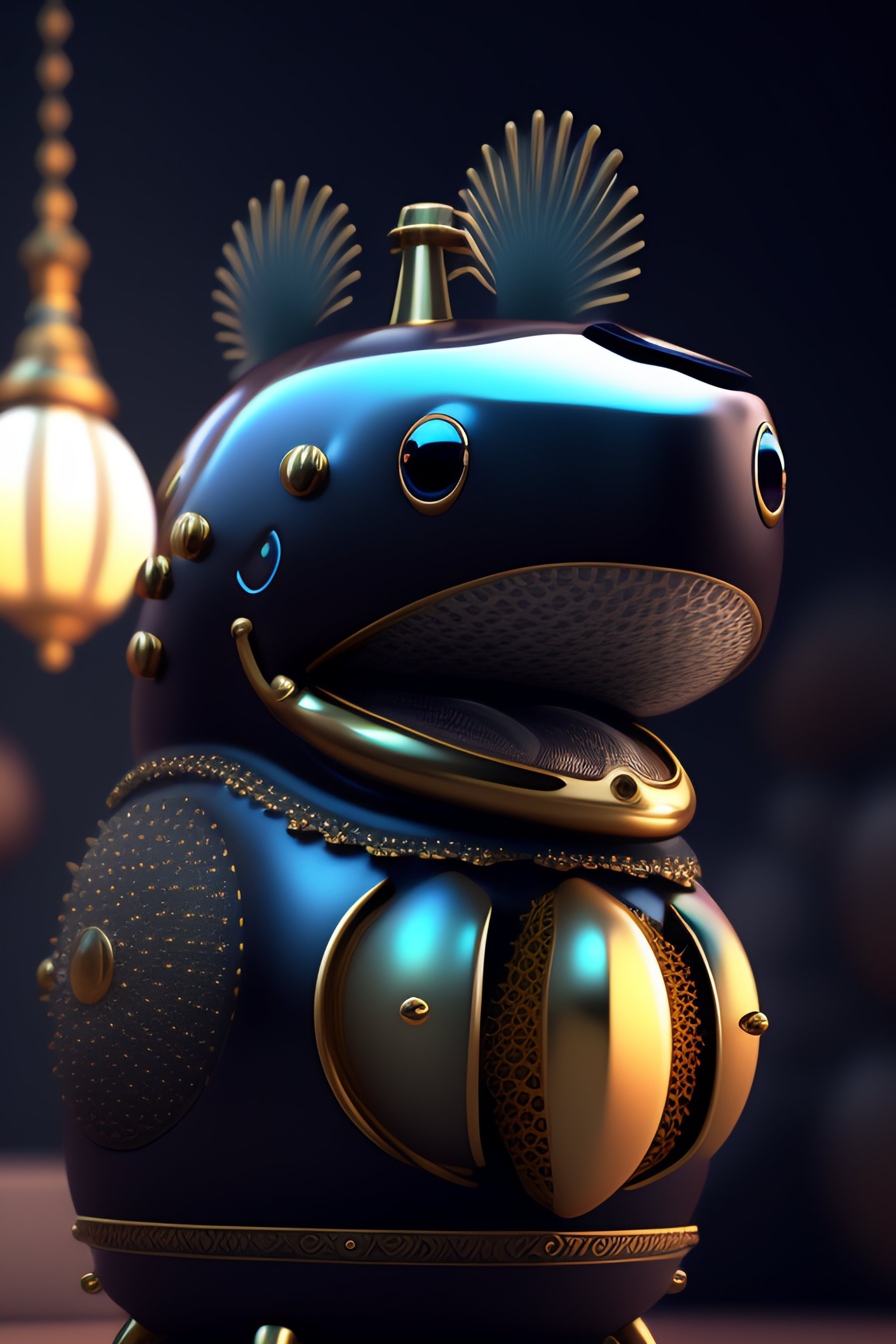 Lexica - Puffer fish animatronic, digital art, intricate, trending on ...