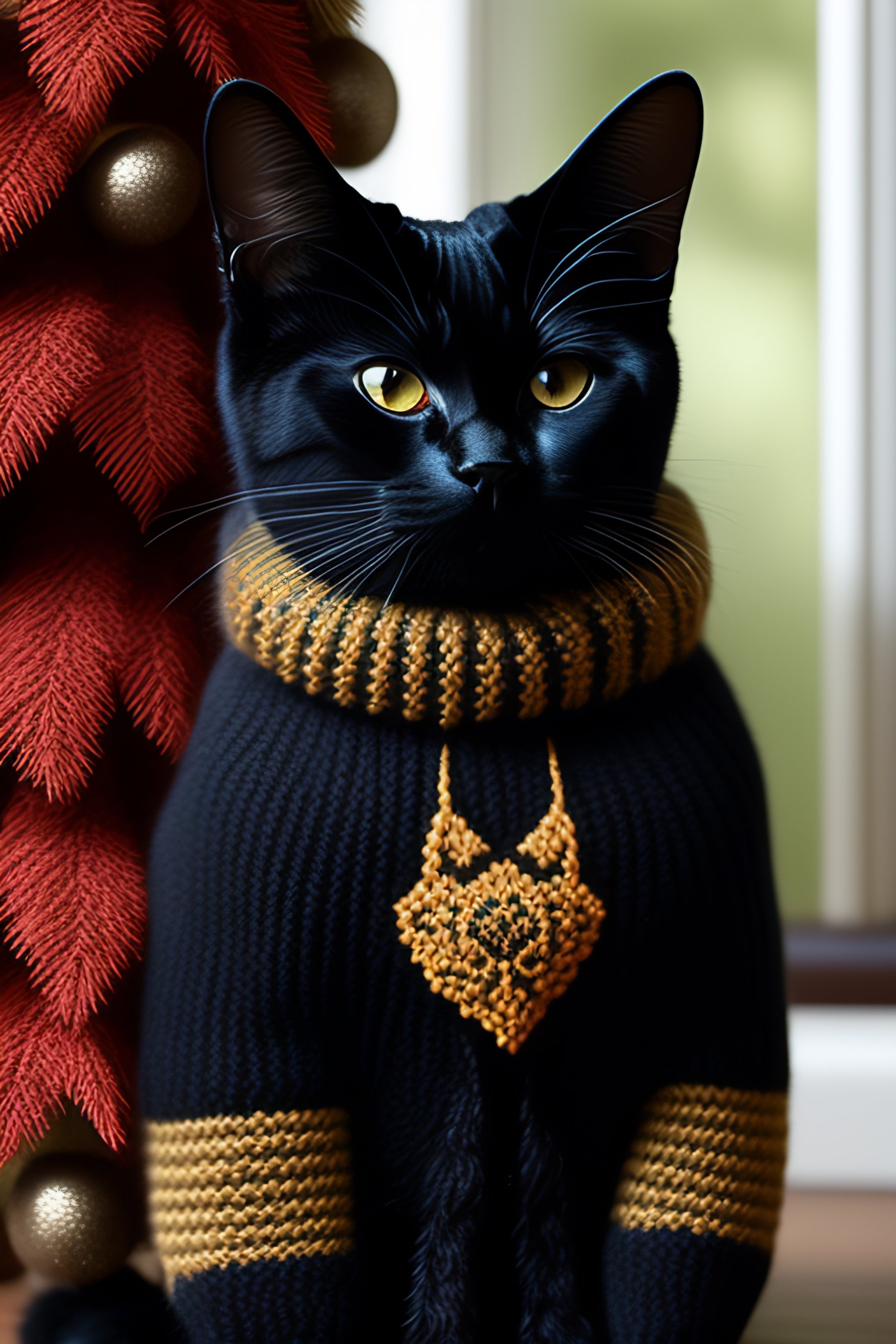 Lexica - Gothic kitty knitted