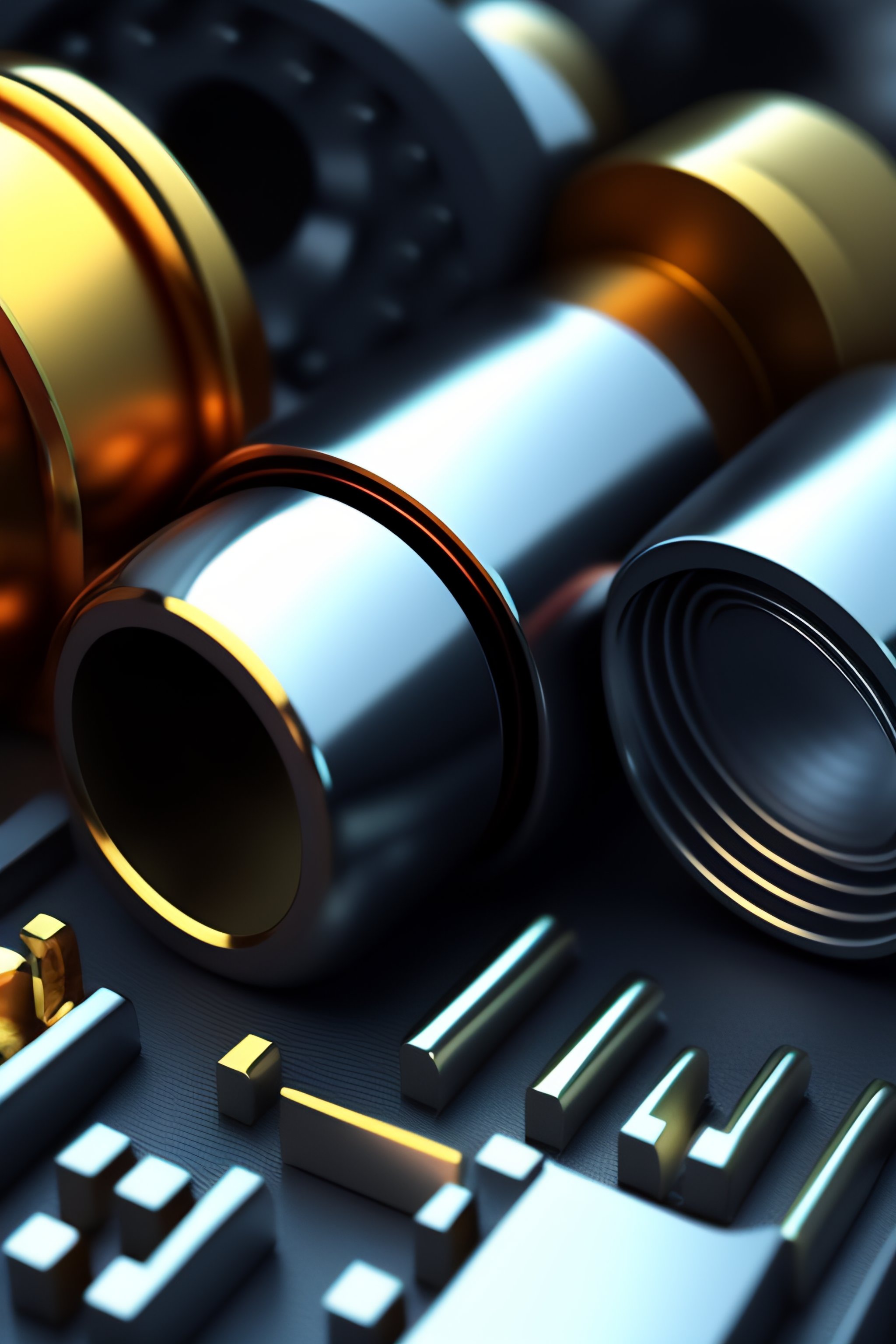 Lexica - Metalika kacin components for industry are spining in the ...