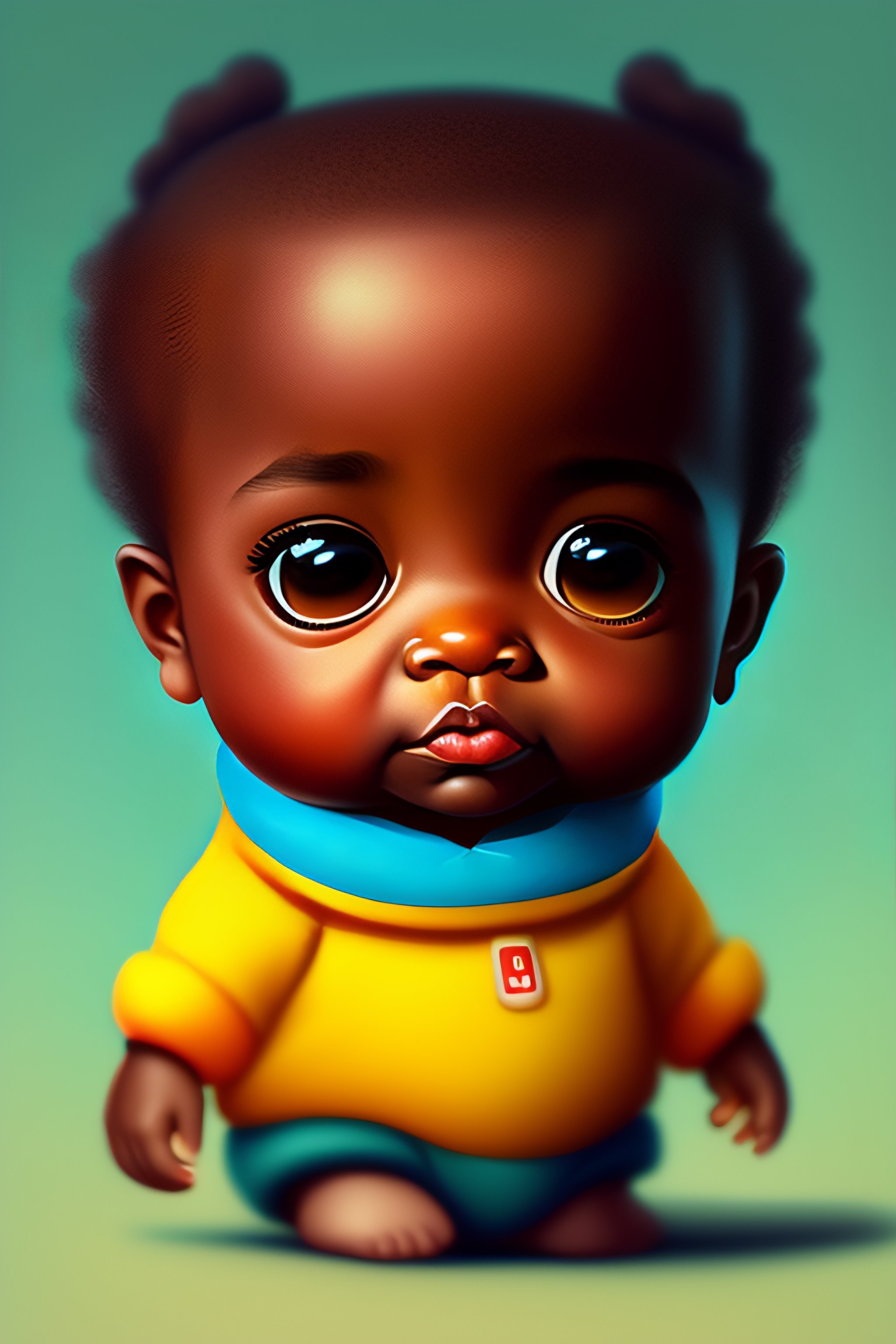 Lexica - Cute and adorable cartoon Obama baby, fantasy, dreamlike ...