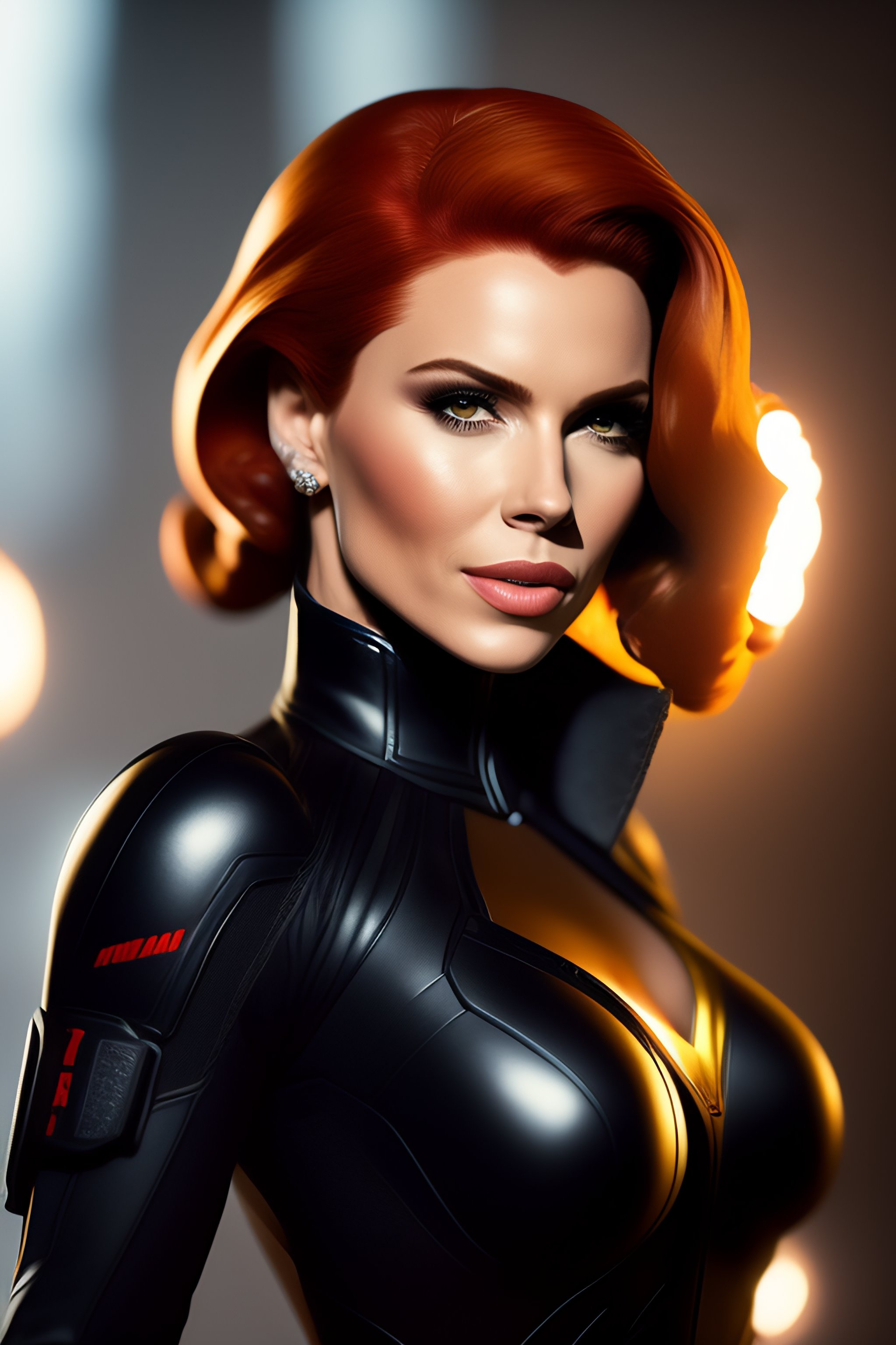 Lexica - Blackwidow in action pose