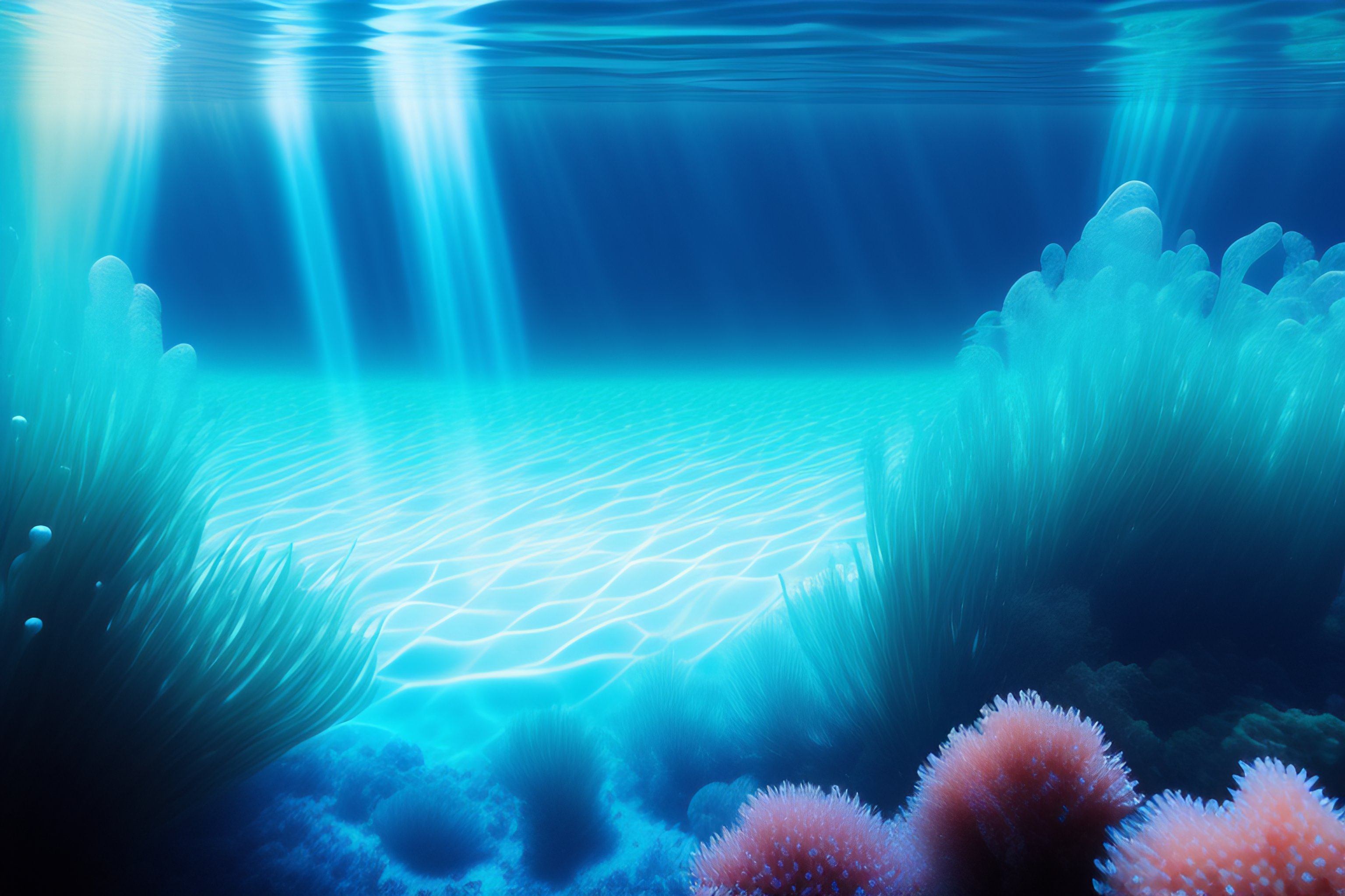 Lexica - Underwater blue ocean, High Quality! professional photography ...