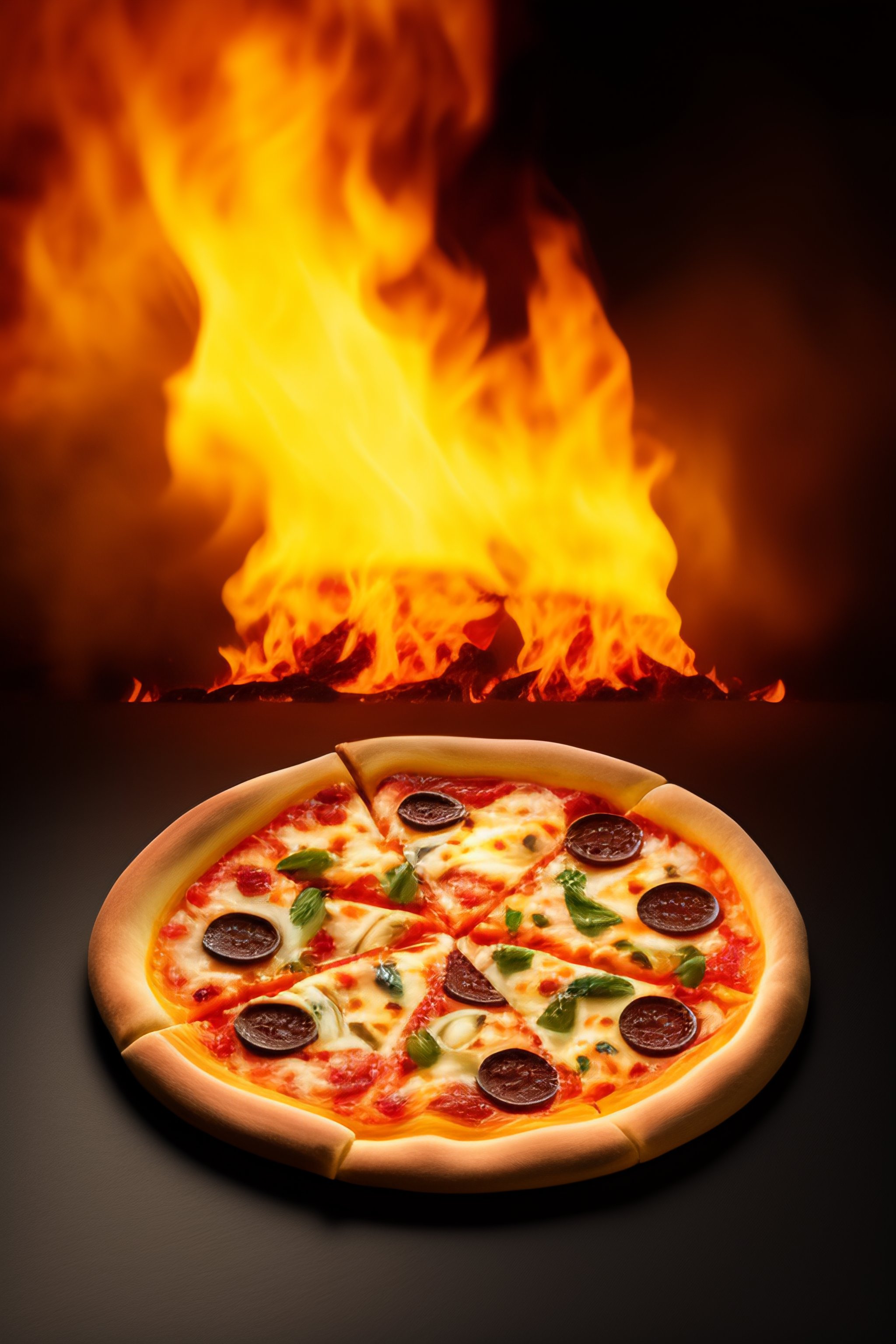 Lexica - Fire on pizza