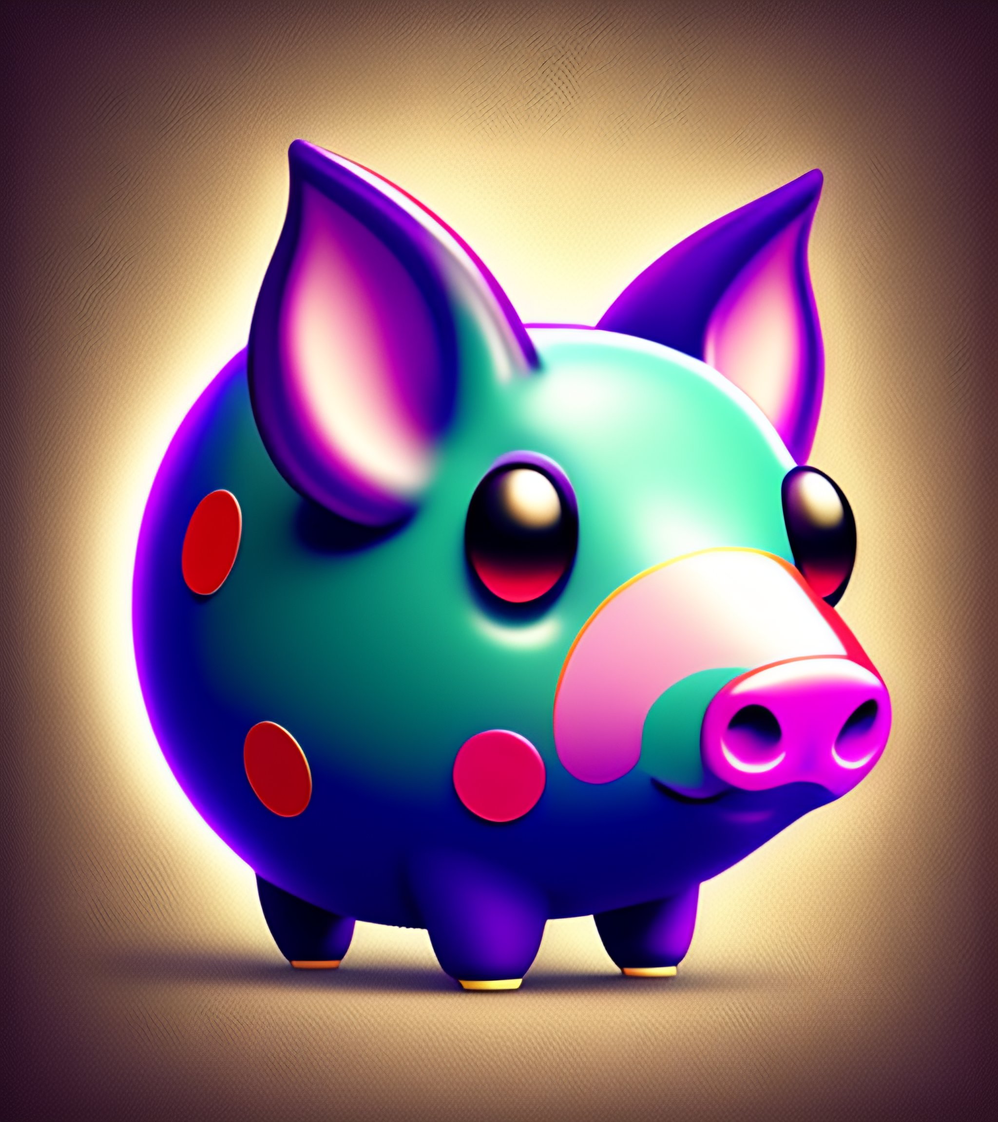 Lexica - Cute flying pig, gambling at casino , cartoon logo, simple, 2d ...