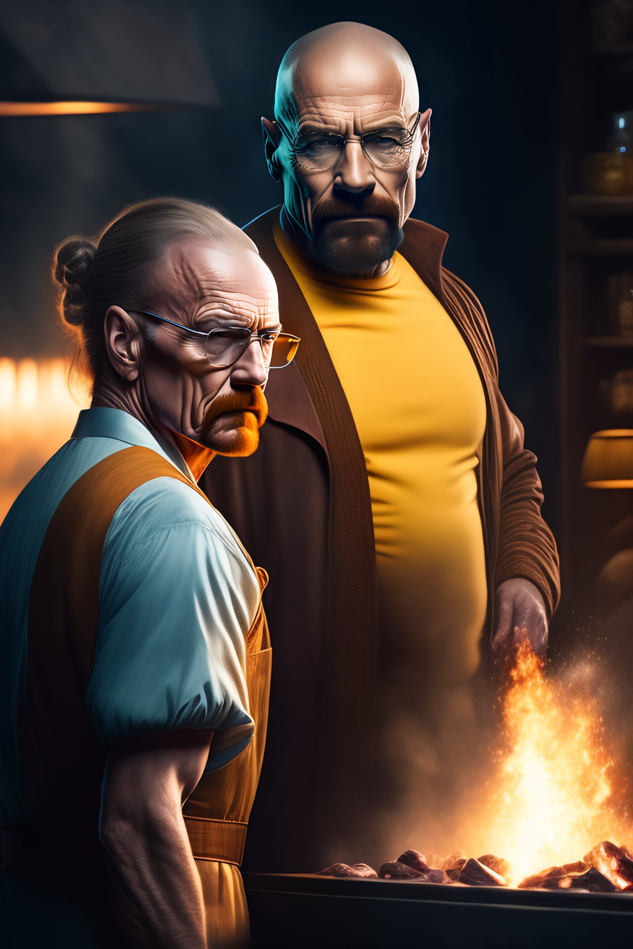 Lexica - Walter white slapping jessie