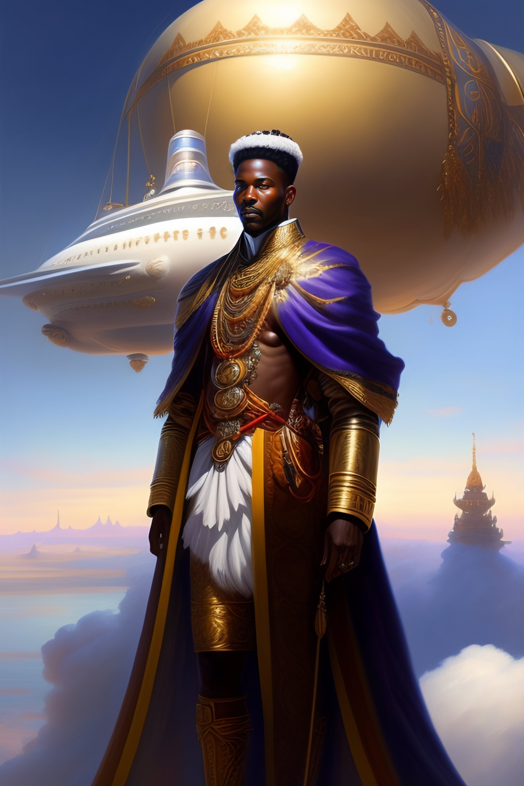 Lexica - "AN ULTRAREALISTIC OIL PAINTING OF AN AFRICAN MOOR WEARING A ...