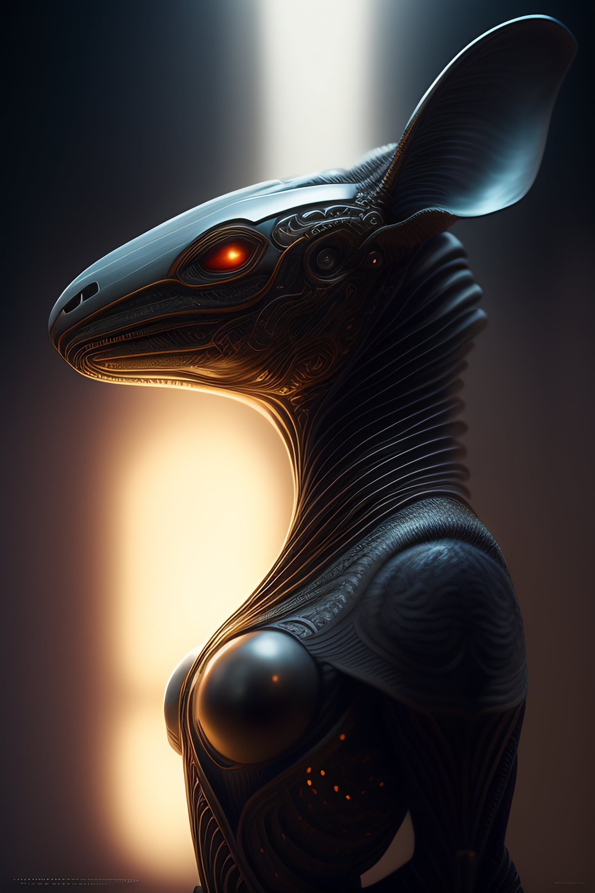 Lexica - Epic professional digital art of alien, atmospheric lighting ...