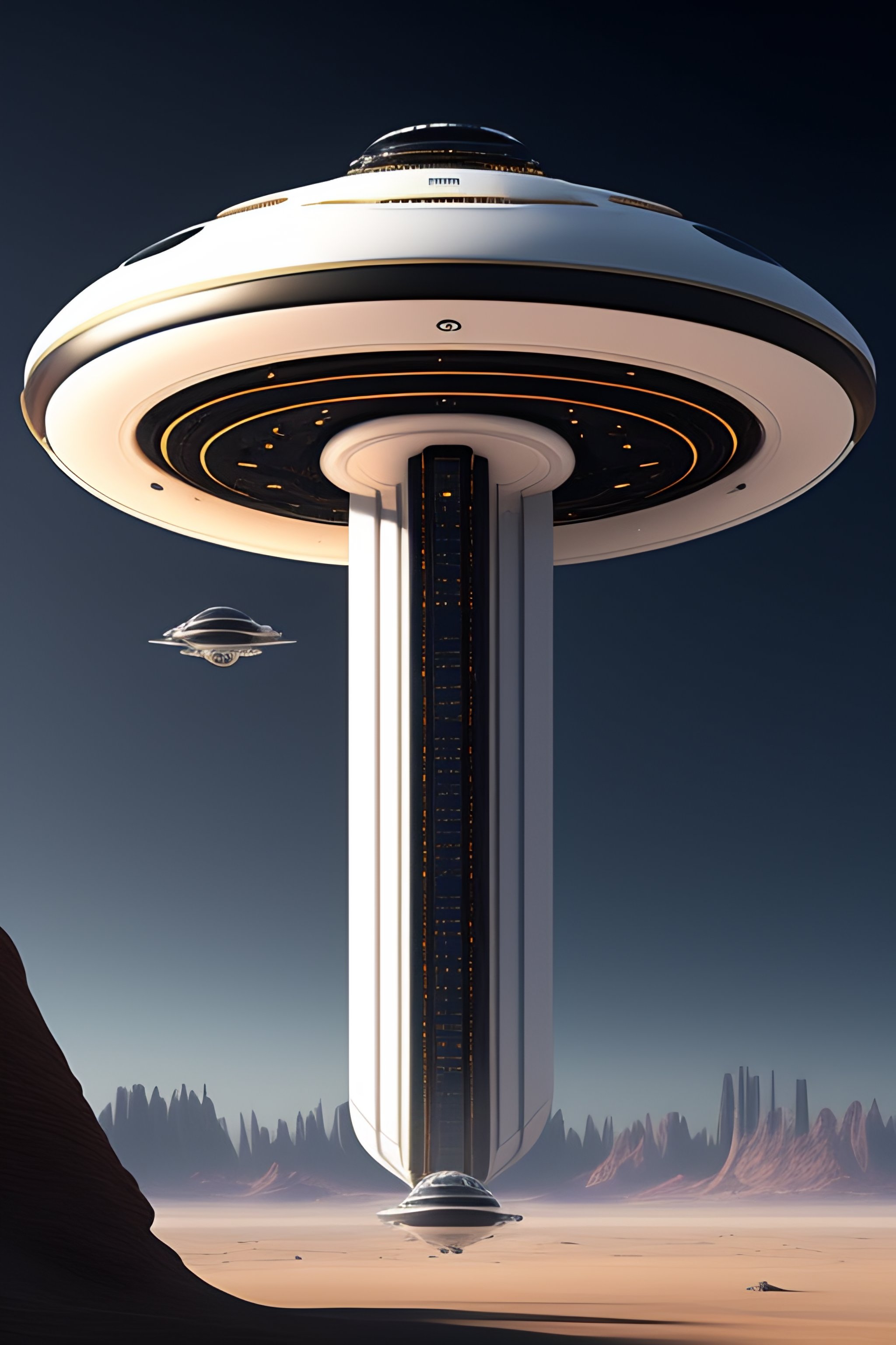 Lexica - A UFO in other planet, renderwidth : 8 3 2 height : 1 0 8 8 ...