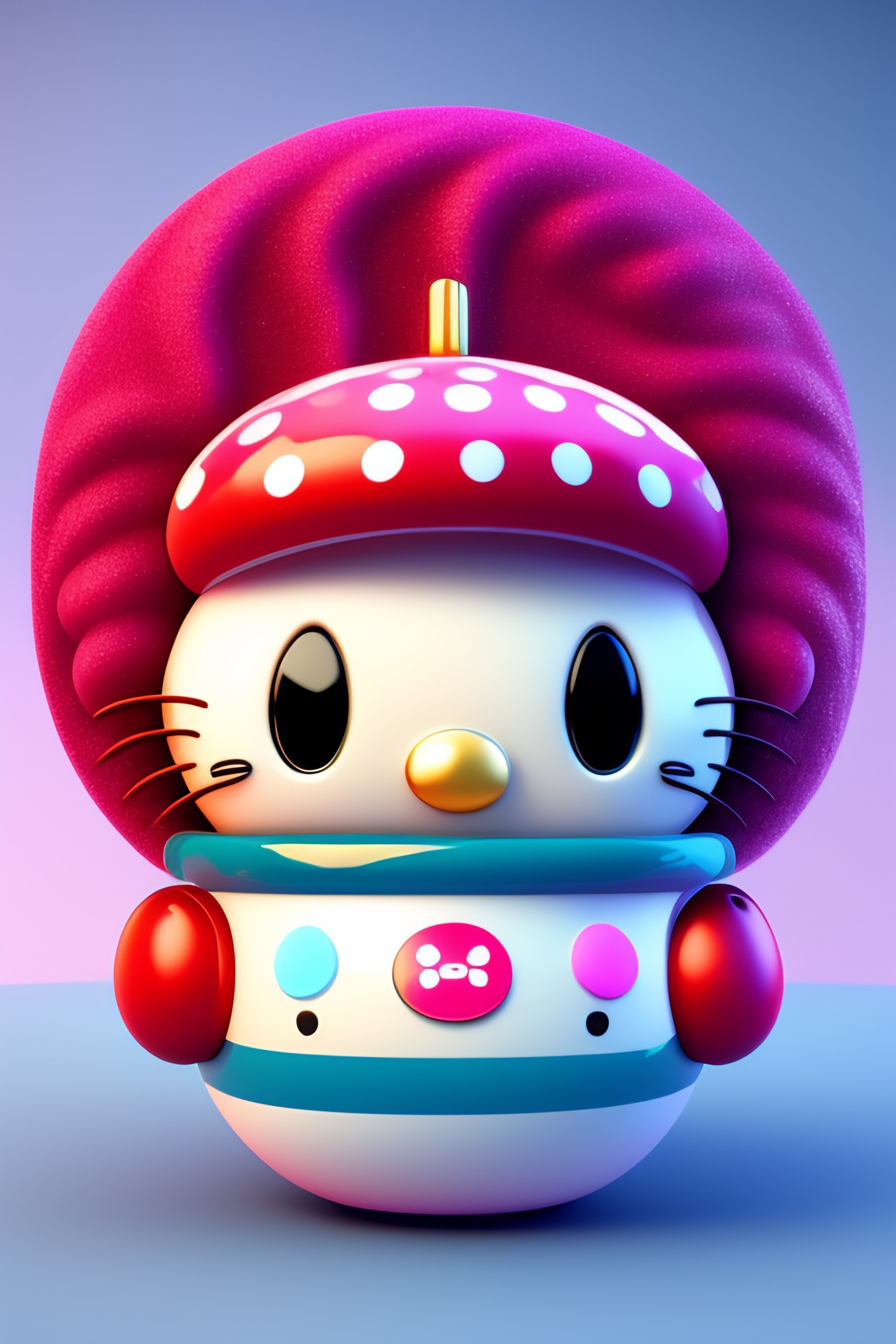 Lexica - Happy cute Hello kitty cartoon character in old Disney style ...