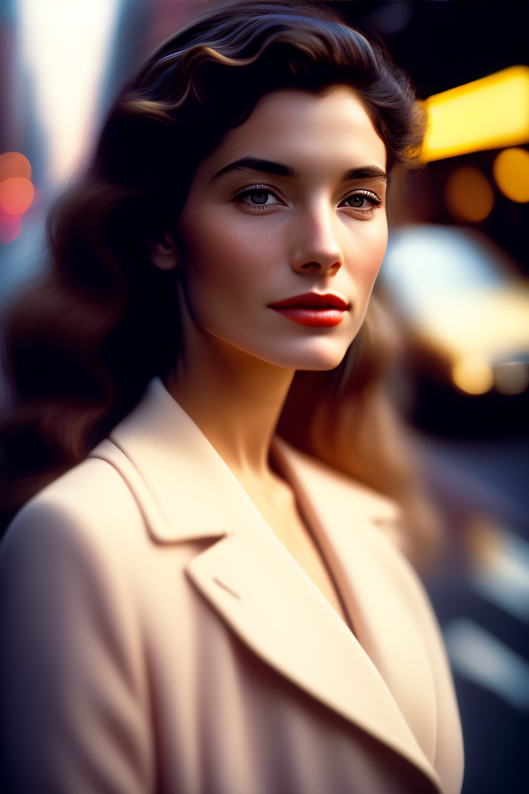 Lexica - Female semi nua perfect portrait, new york, medium format ...