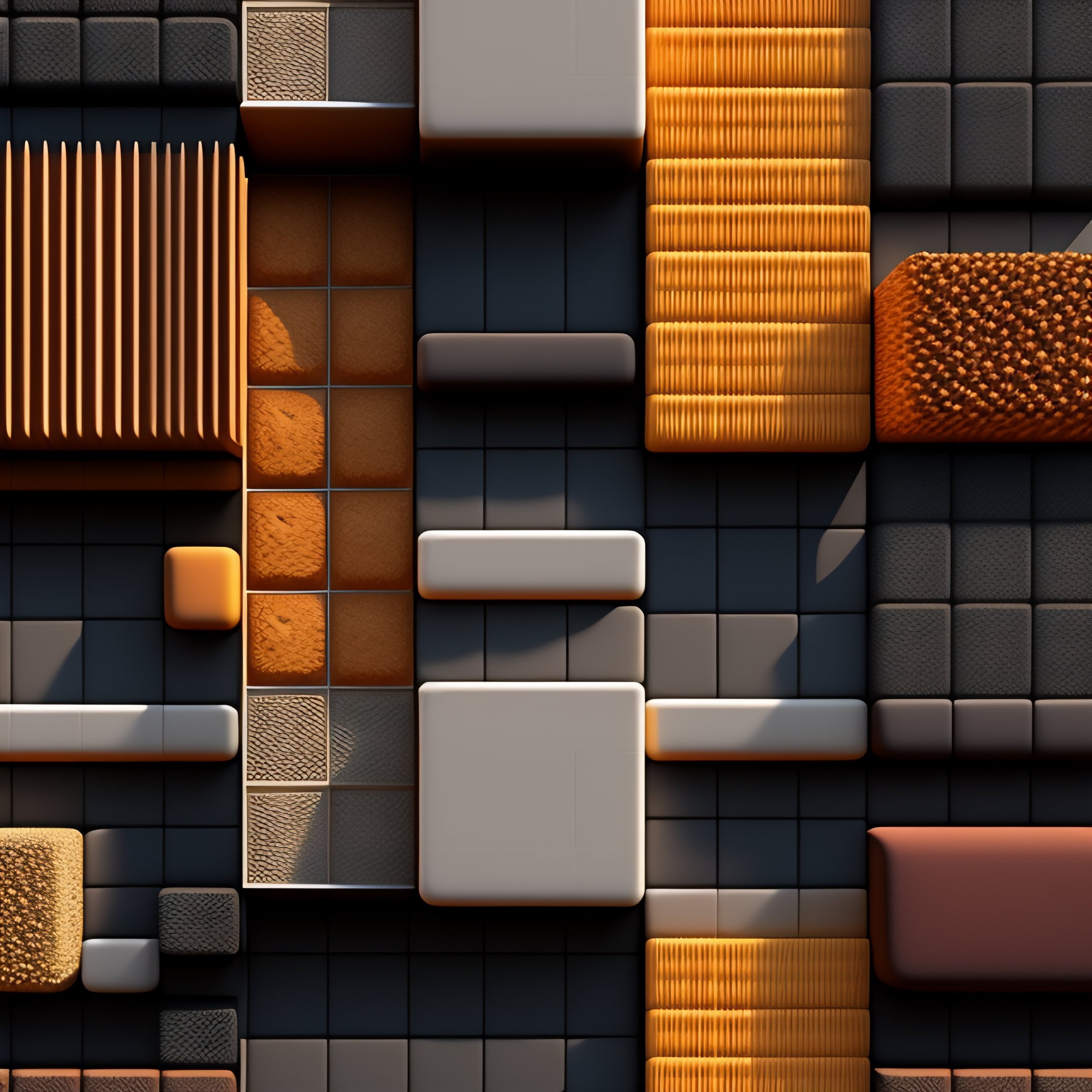 Lexica - Texture muro con mattoni pixel realistico, immagine parallela allo schermo senza ...